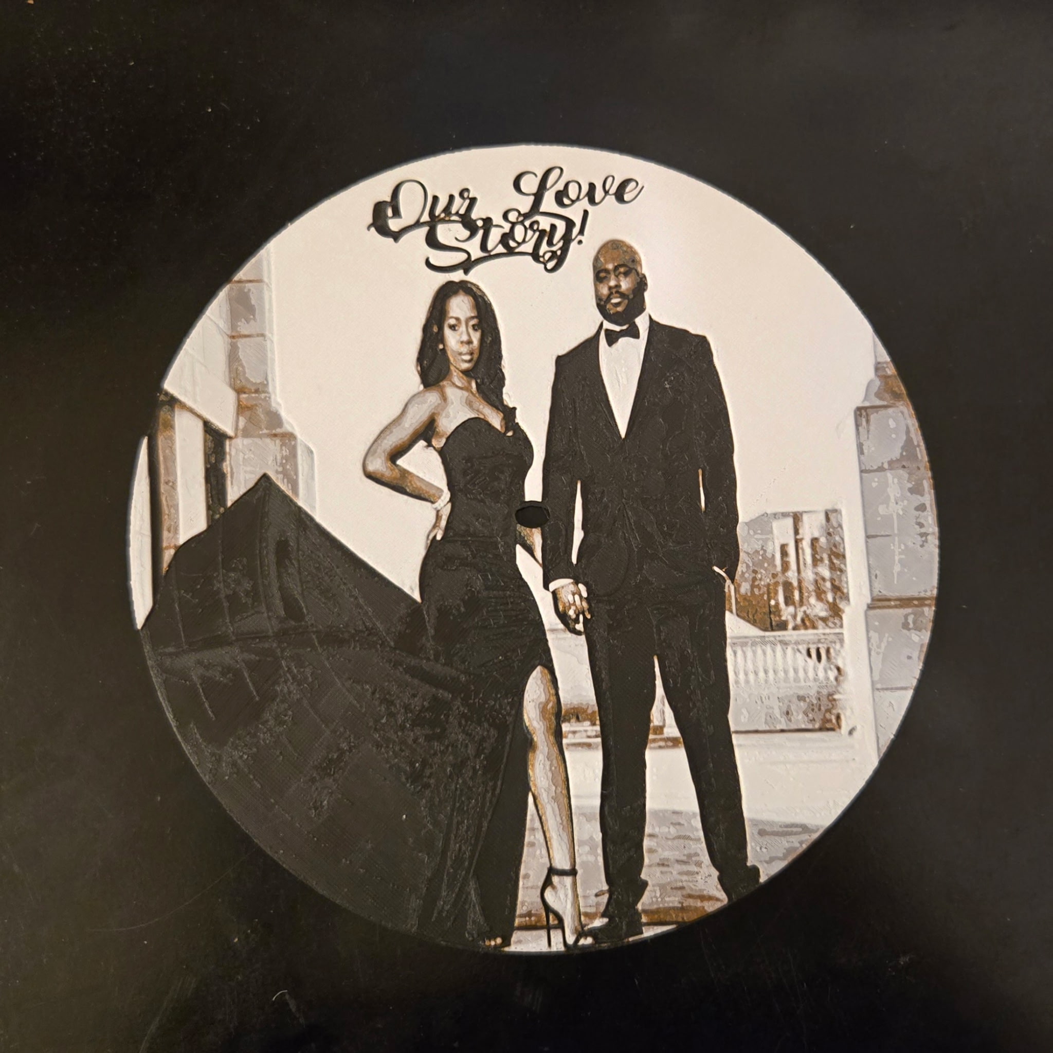 Customized Simulated Photo Record with Music - Payhip