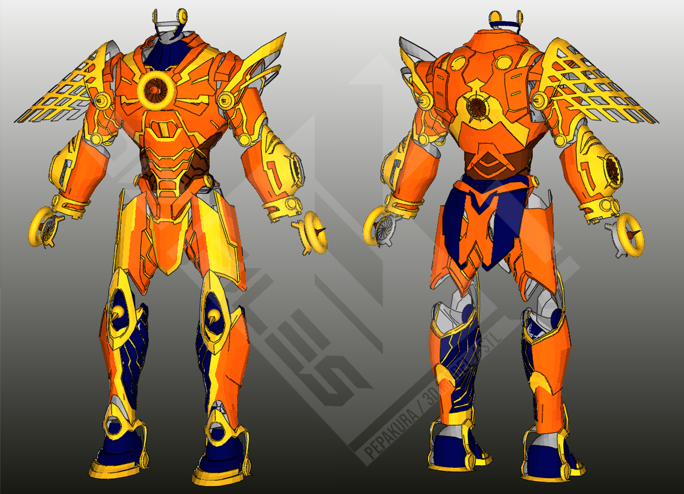 Record of ragnarok tesla super automata pepakura cosplay Foam HD