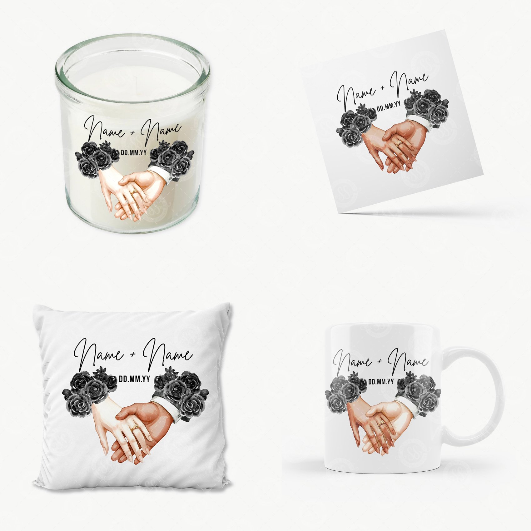 Wedding Hand Bundle (Black) - Payhip