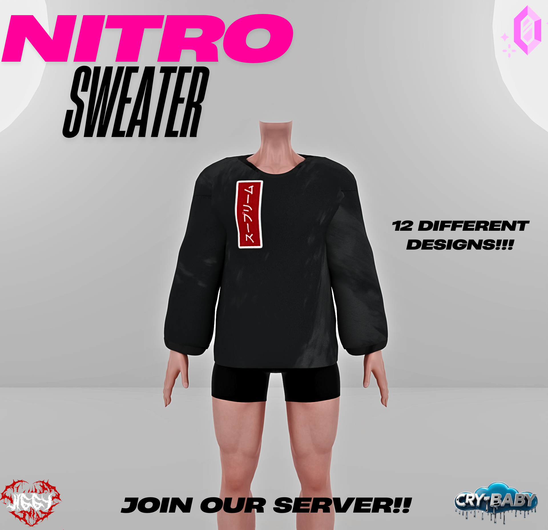 Oversized sweater (free with nitro) - Payhip