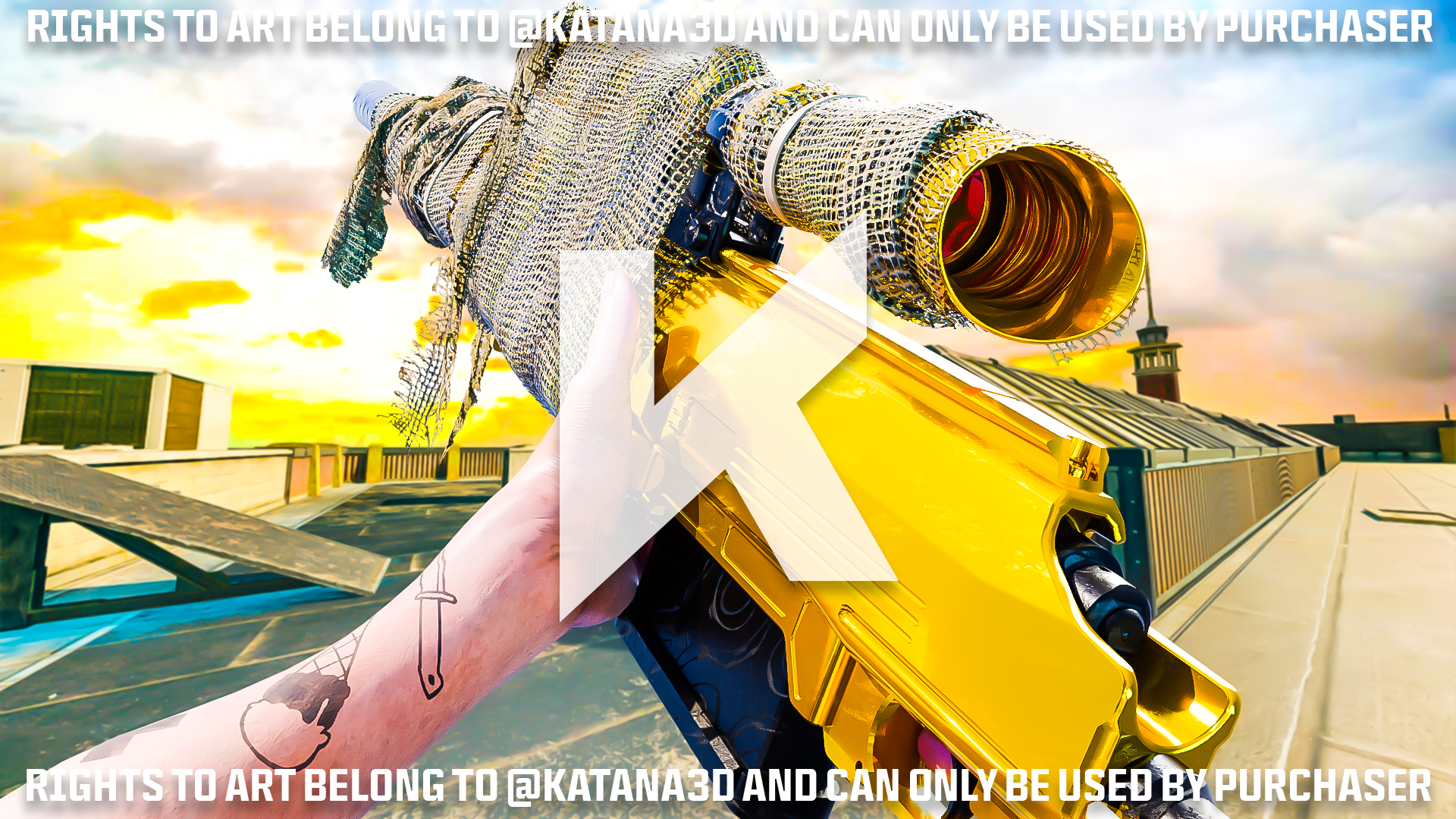 COD/BO6 Thumbnail - Gold HDR Sniper (Verdansk, Rebirth, Nuketown) - Payhip
