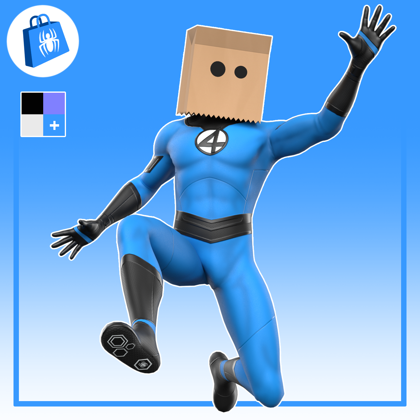 [VRC] The Lair - "Bag-Man" Texture Pack [April Fools'] - Payhip