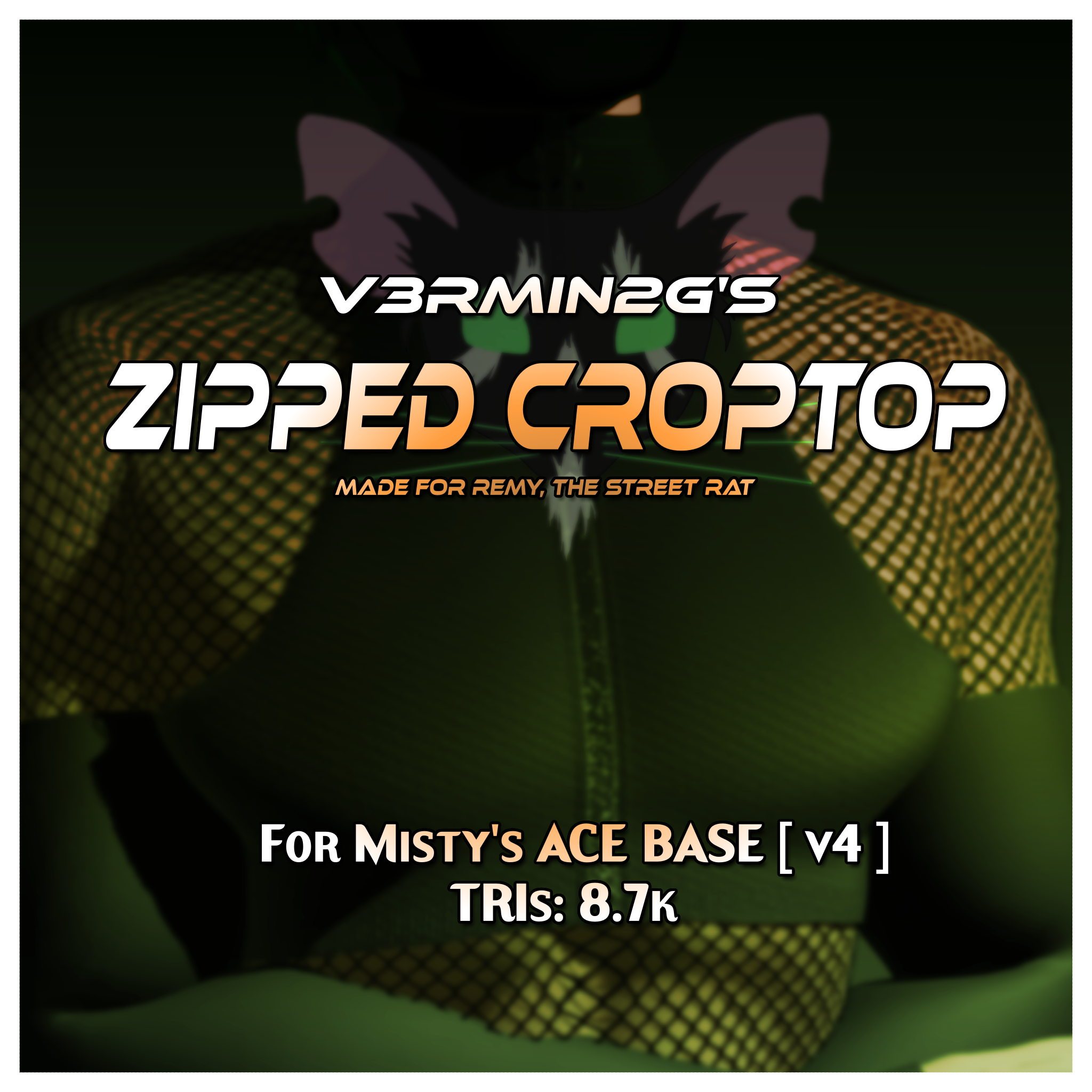 Zipped Crop [ Misty's Ace Base v4 ] - Payhip