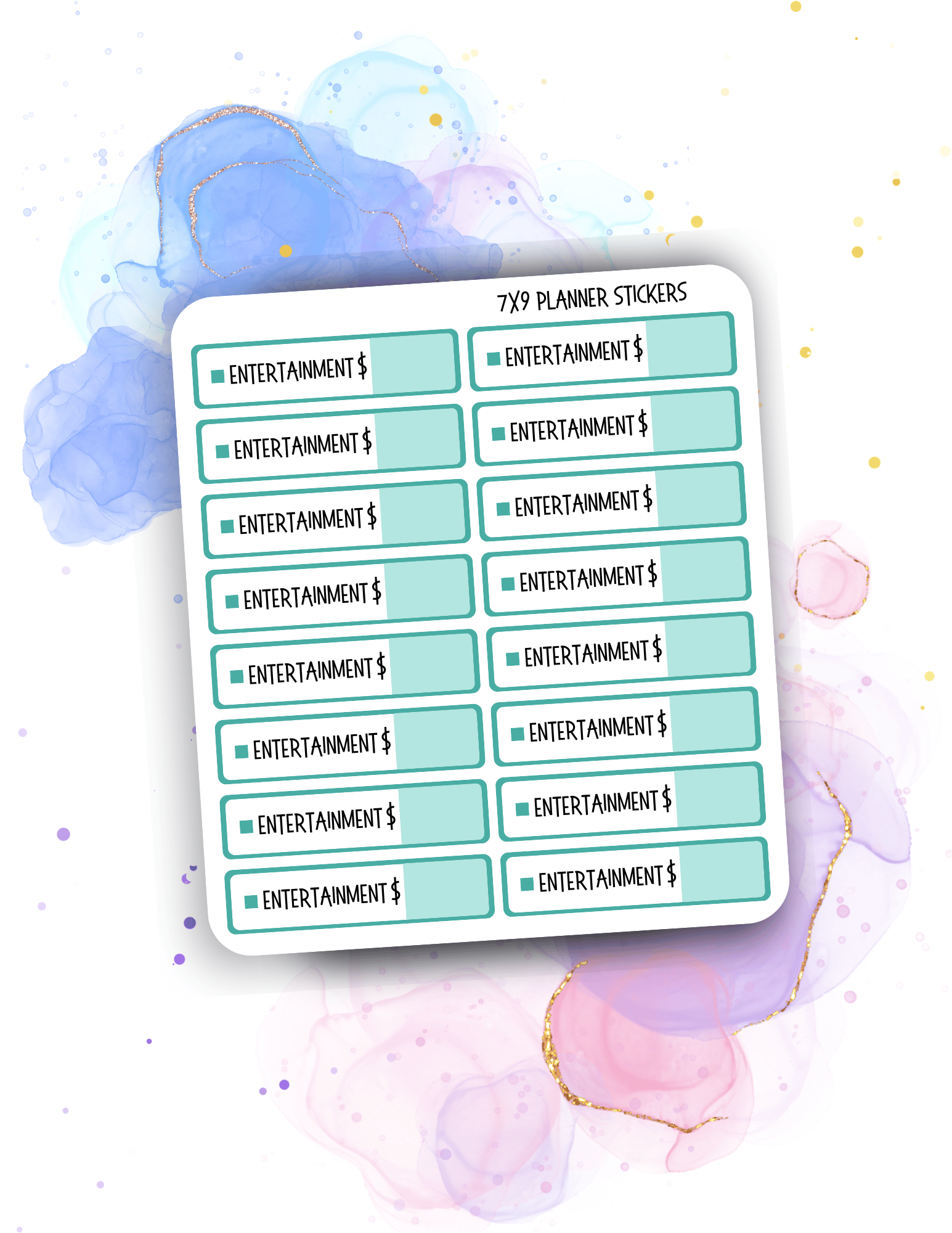 Entertainment Sticker Sheet - Payhip