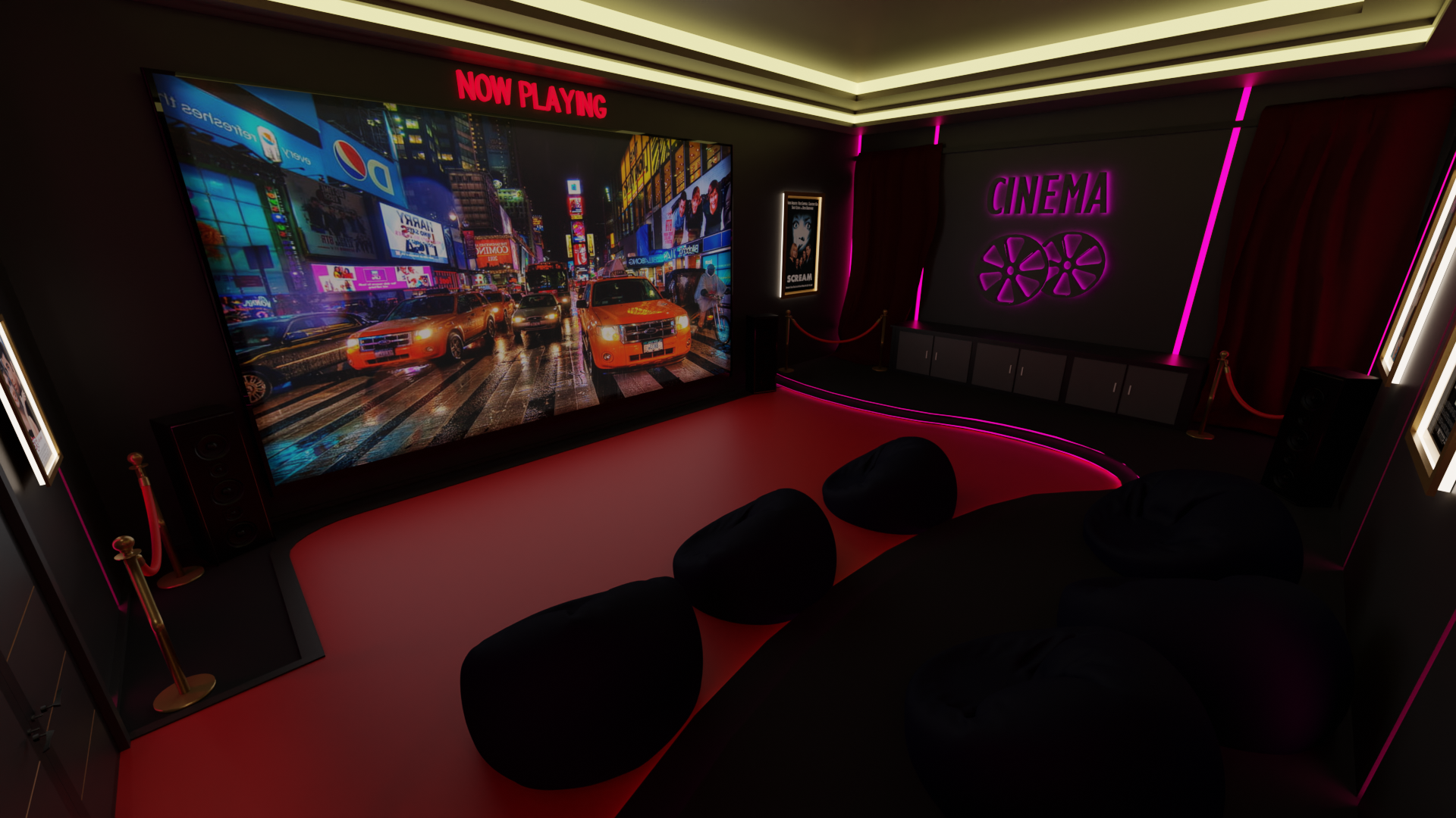 Home Theater - Blender Scene - Payhip