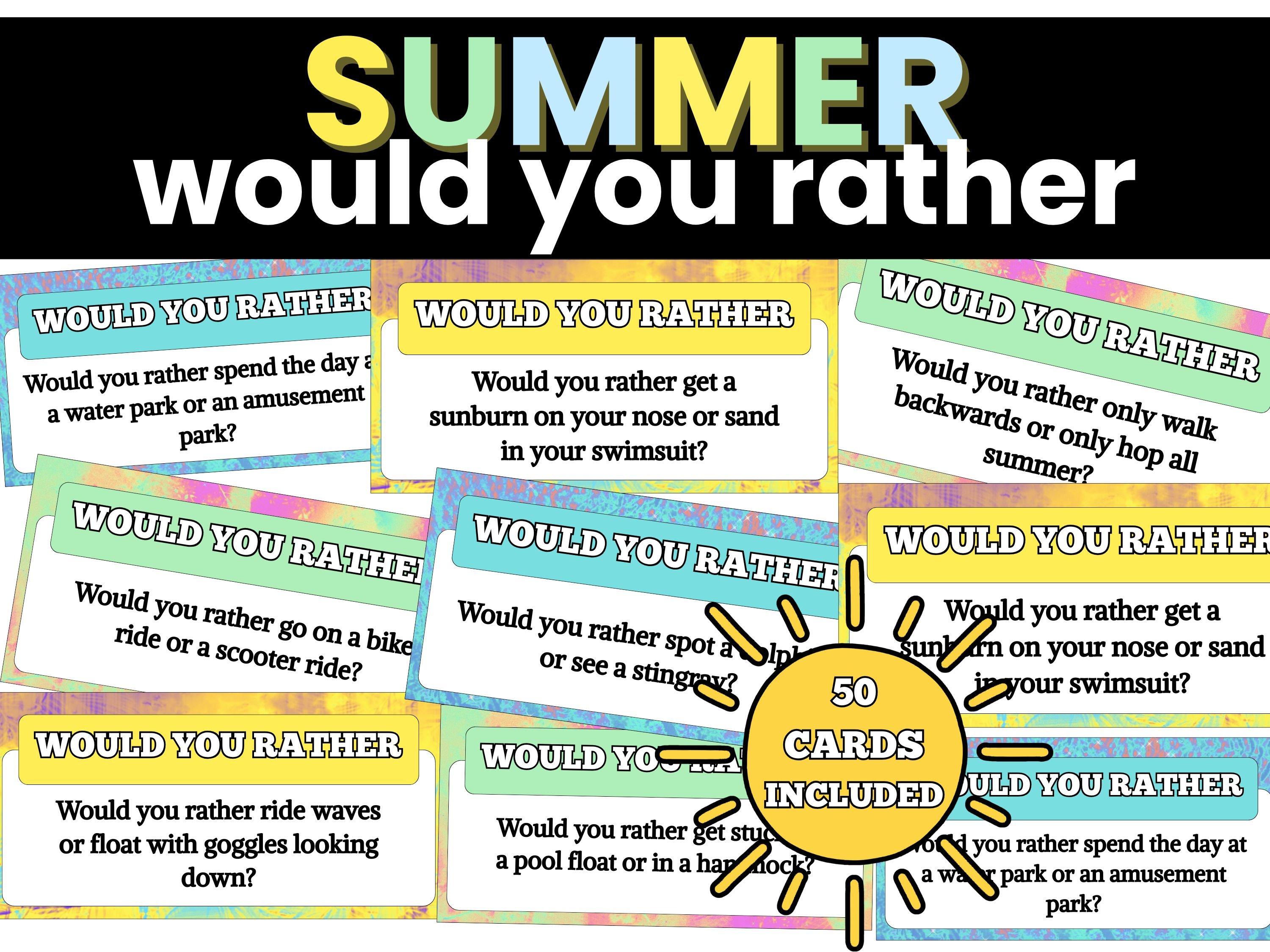 Summer would you rather - Payhip