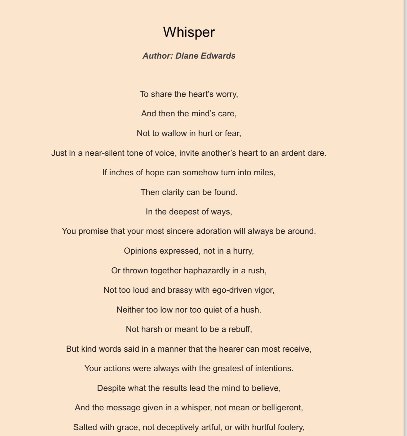 Poem - Whisper - Payhip