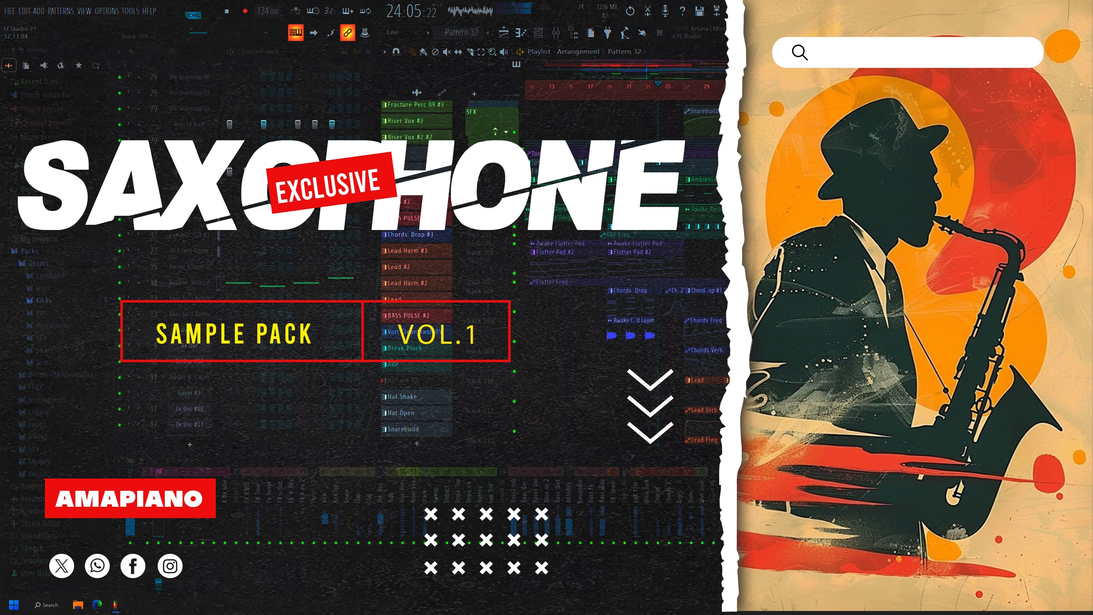 Amapiano Soulful x Afro Pop | Saxophone Sample Pack Vol.1 - Payhip