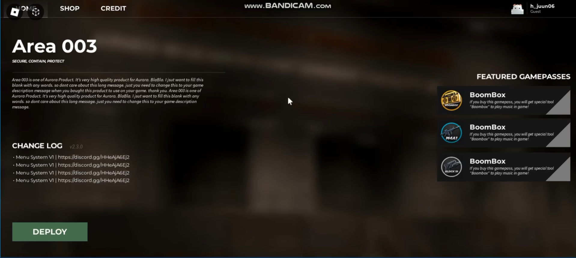 Advanced Menu System V1 - Payhip
