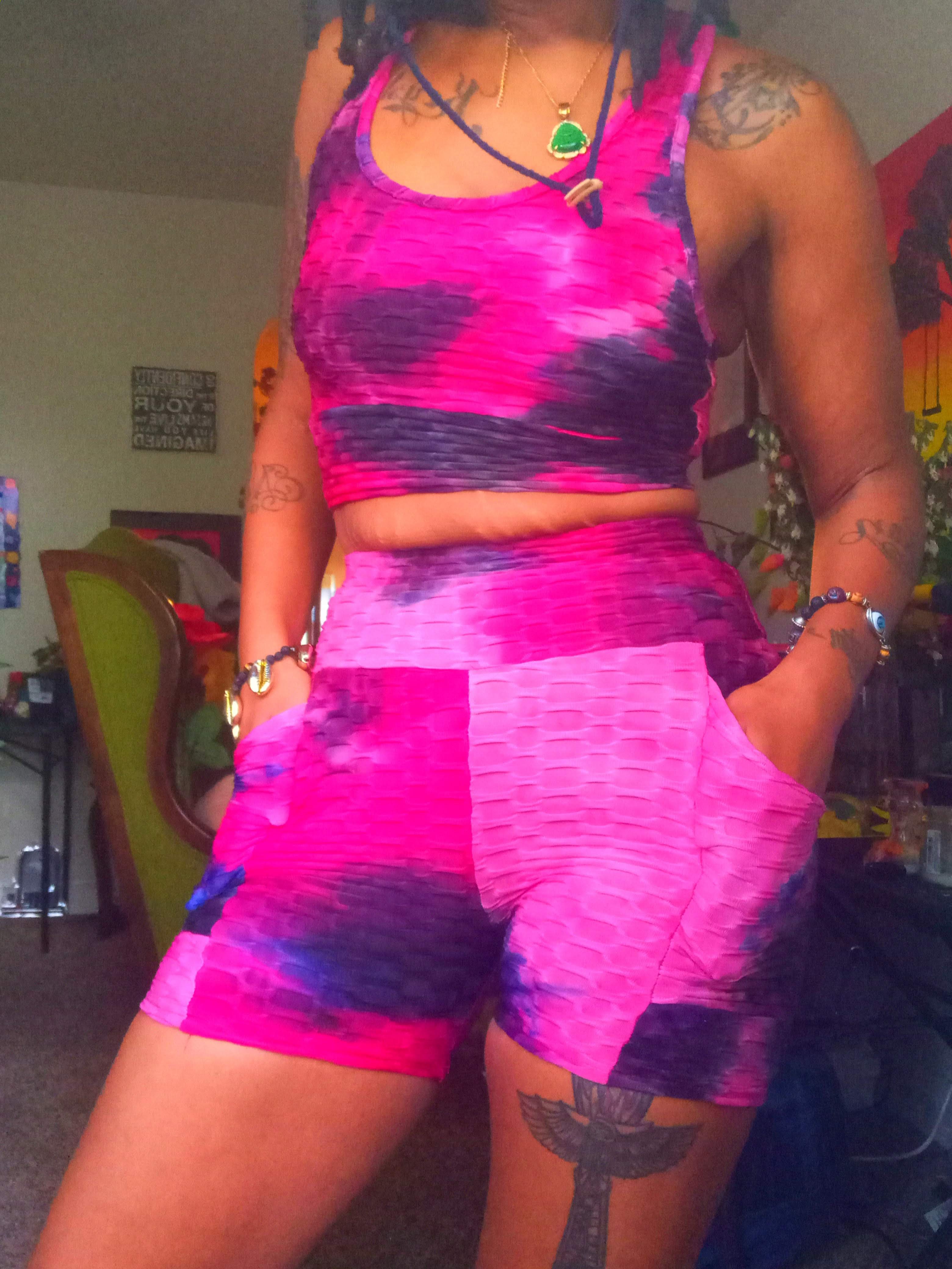 Hot Pink Two-Piece Set – Bold, Bright & Built to Move - Payhip