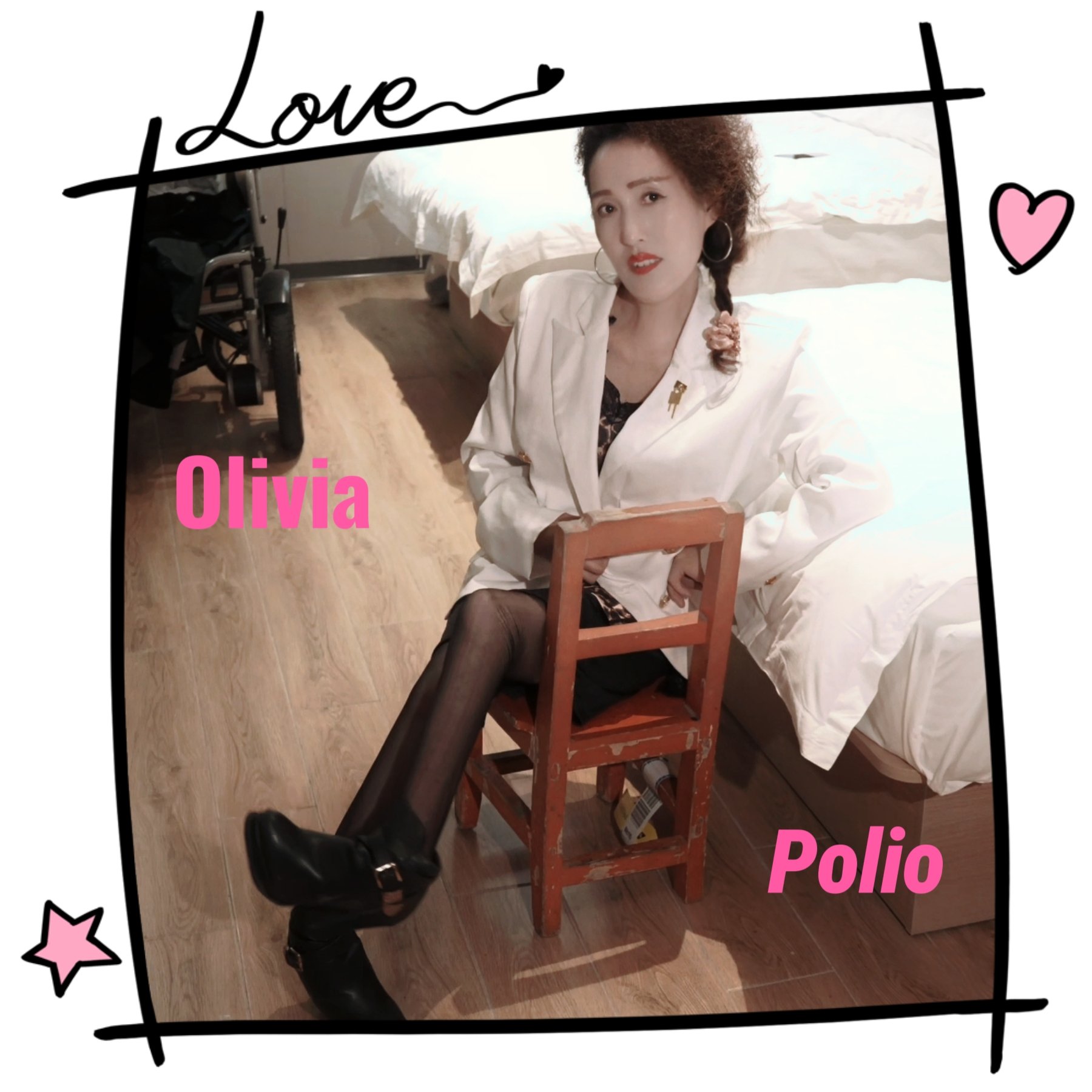 New model New video: "Olivia: Quad Polio Lady" - Payhip