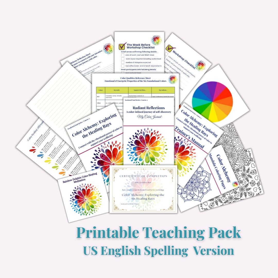 Color Alchemy: Exploring Healing Rays Teaching Pack. US English ...