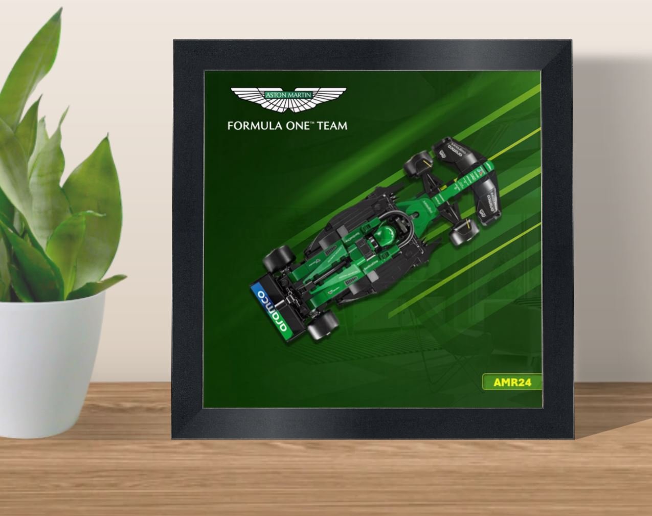 LEGO Aston Martin Aramco AMR24 F1 Poster – Speed Champions #77245 ...