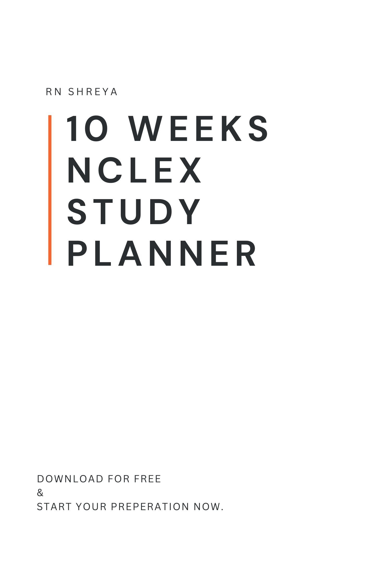 NCLEX STUDY PLAN - Payhip