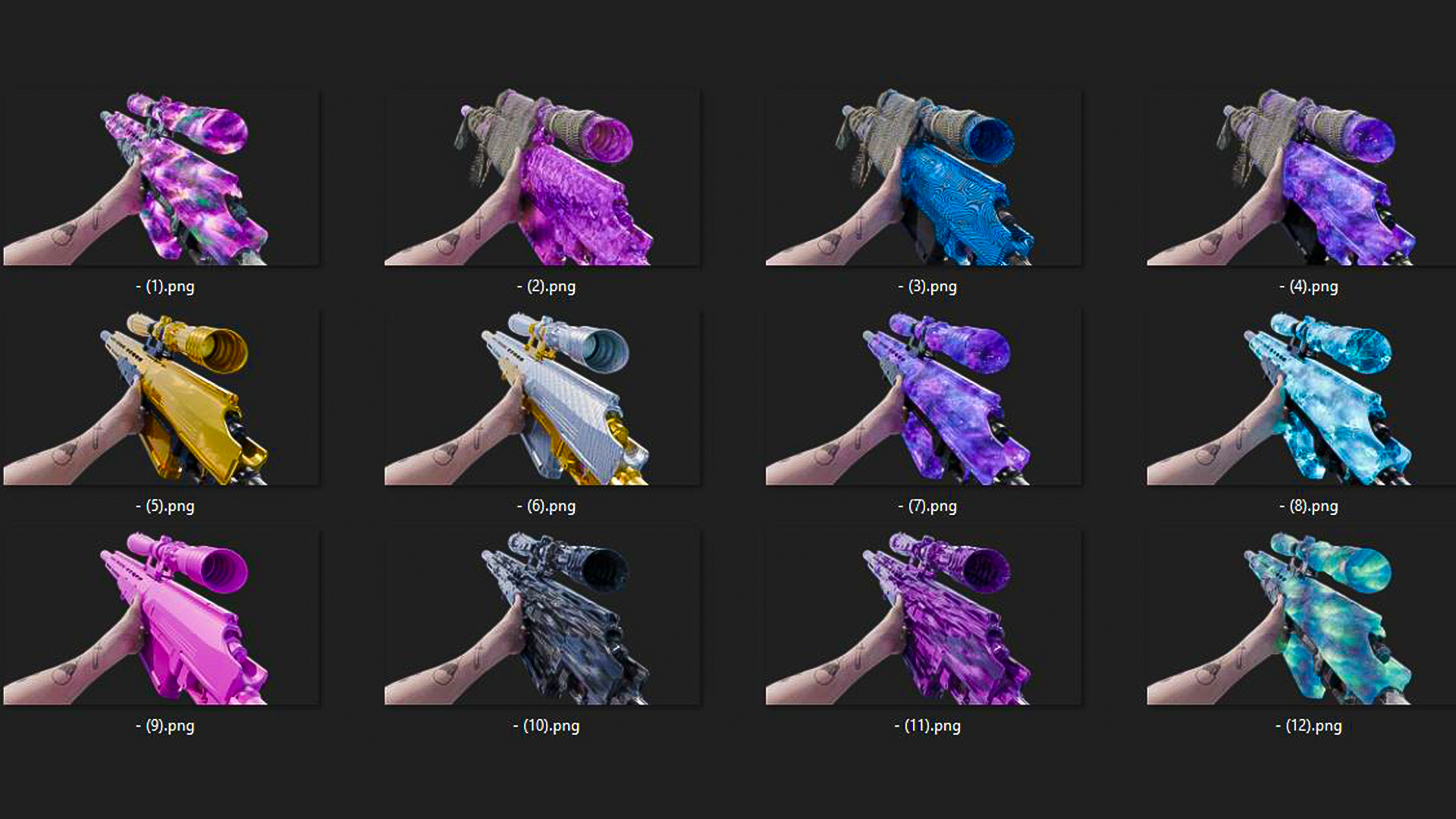 COD | Mini Render Pack #29 (HDR Snipers) - Payhip