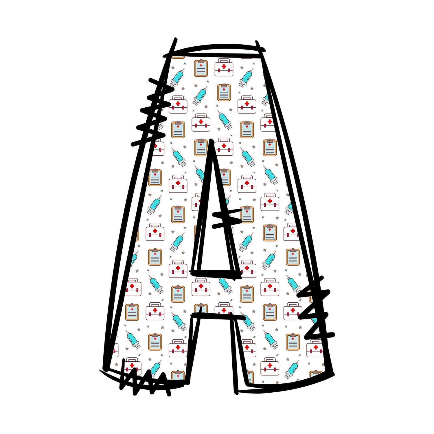 26 Medical Alphabet PNGs | Healthcare-Themed Letters for Nurses ...