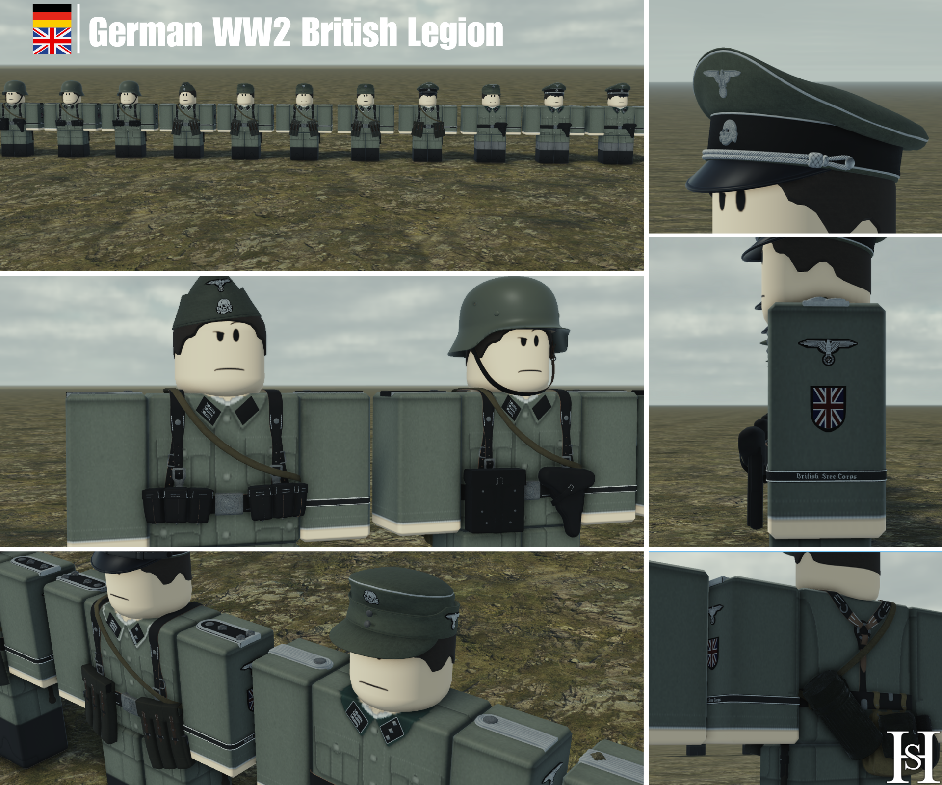 German WW2 British Legion Set - Payhip