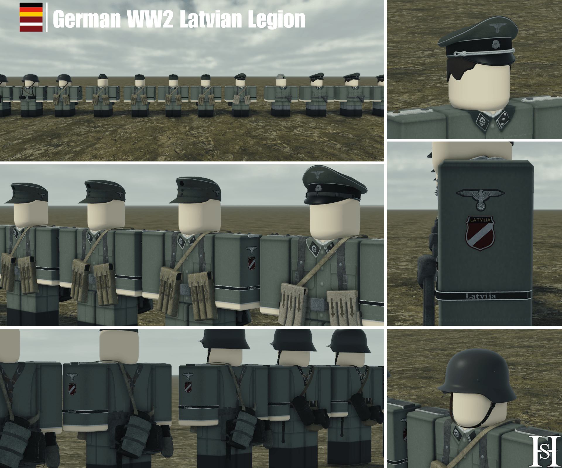 German WW2 Latvian Legion Set - Payhip