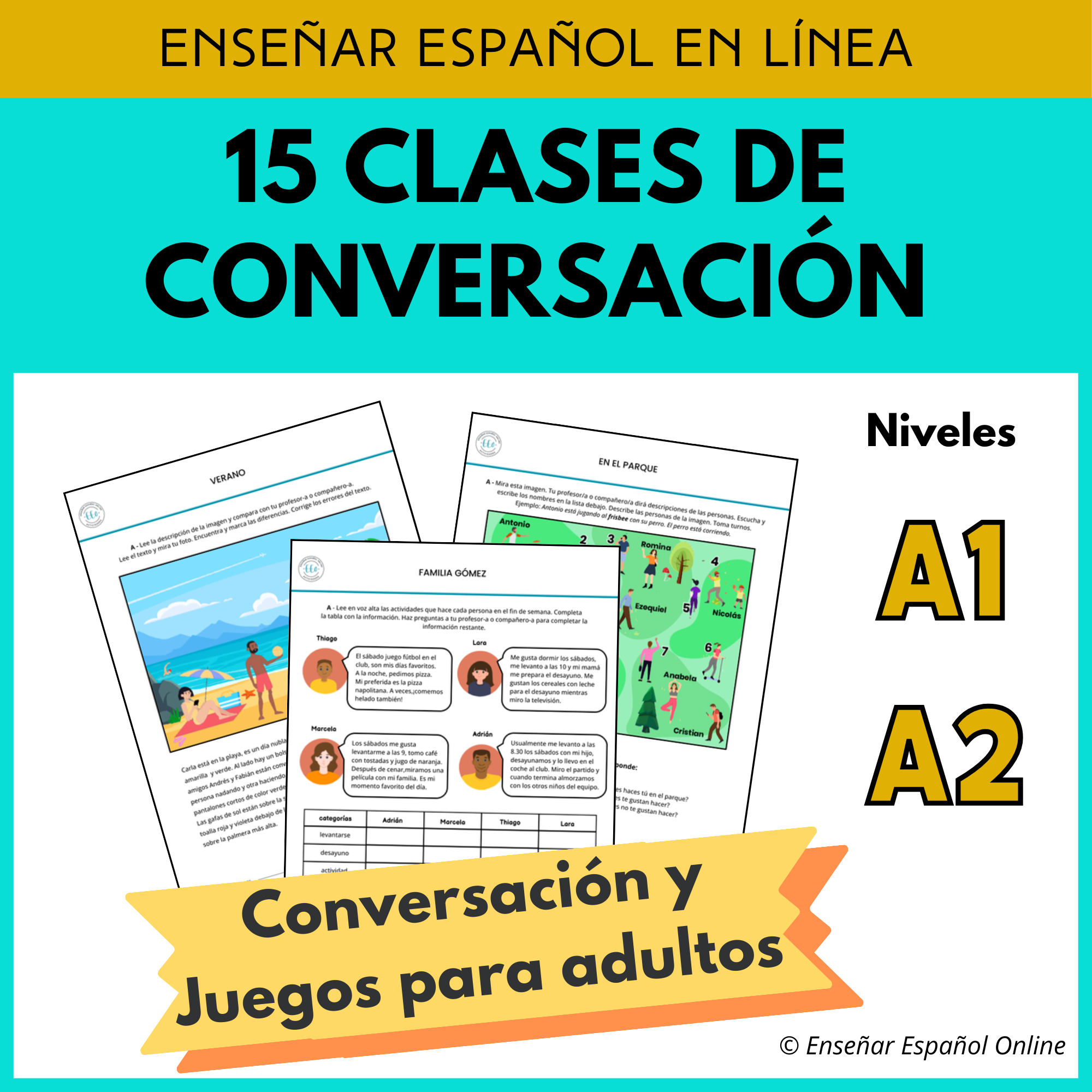 Actividades de Conversación A1-A2 - Payhip