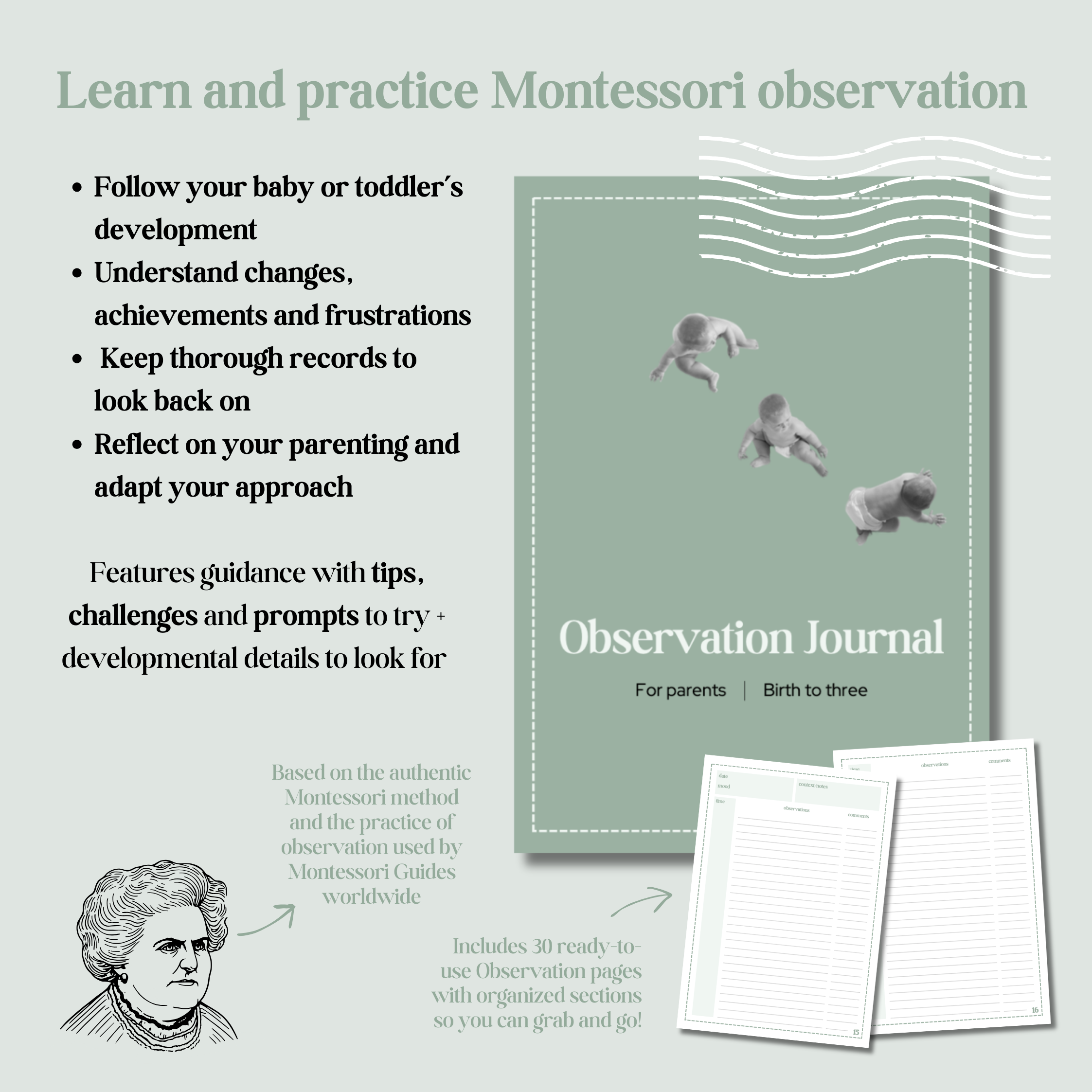 Montessori observation journal (printable)