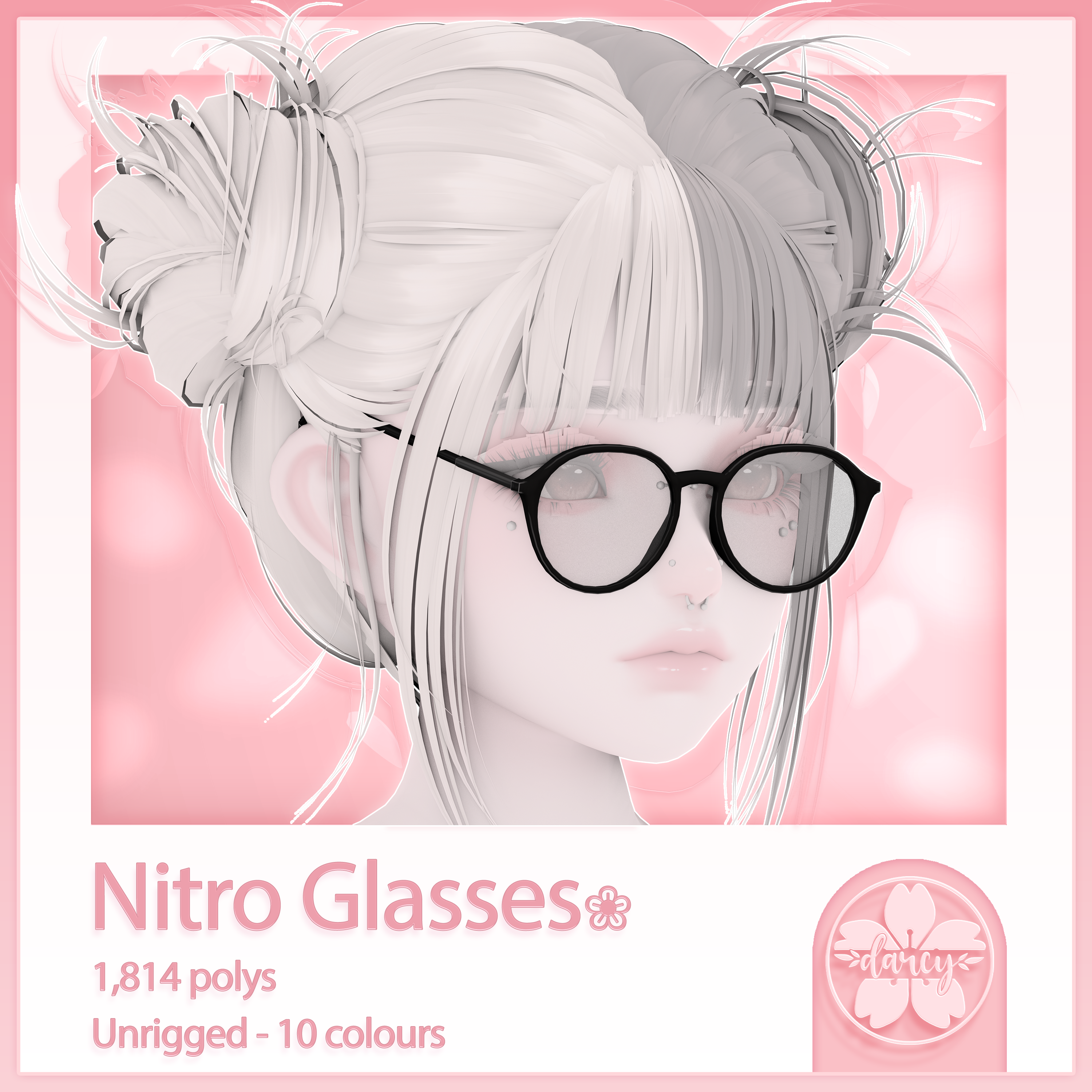 / Nitro/ Glasses / VRC - Vtuber asset - Payhip