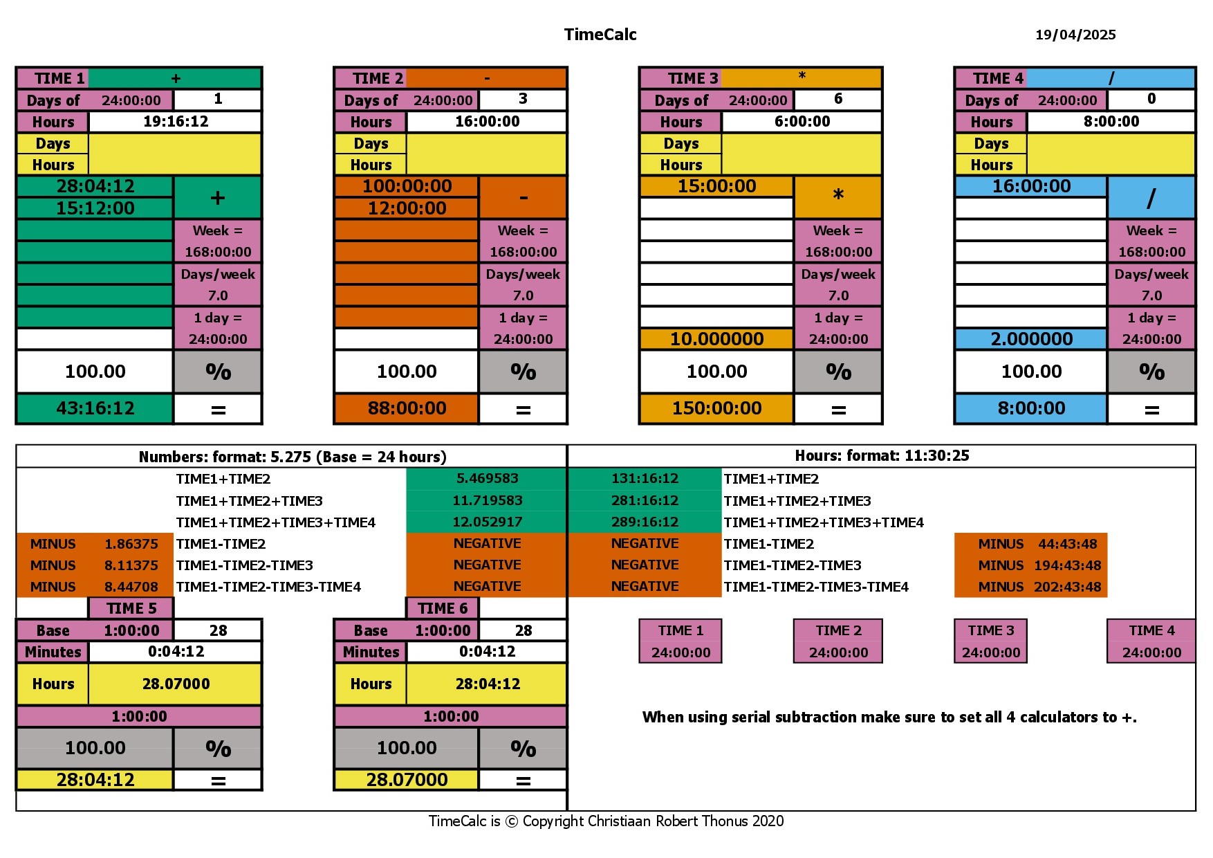 TimeCalc - Payhip
