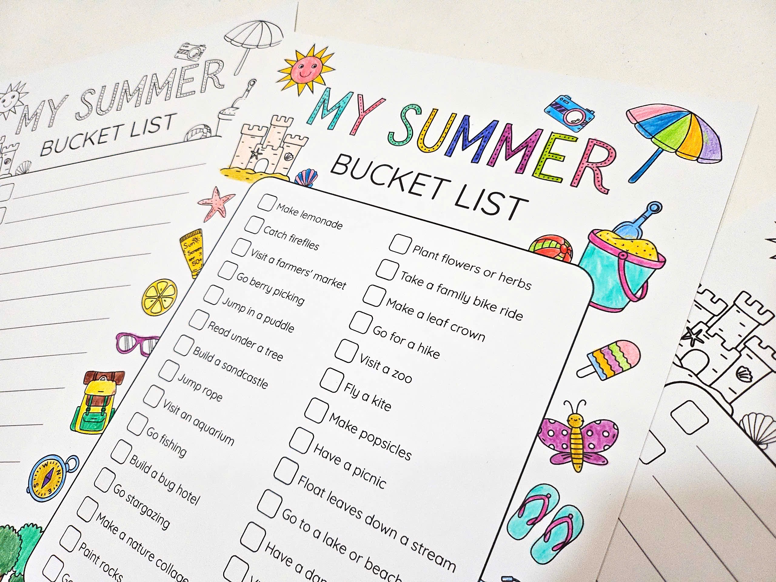 My Summer Bucket List - Payhip
