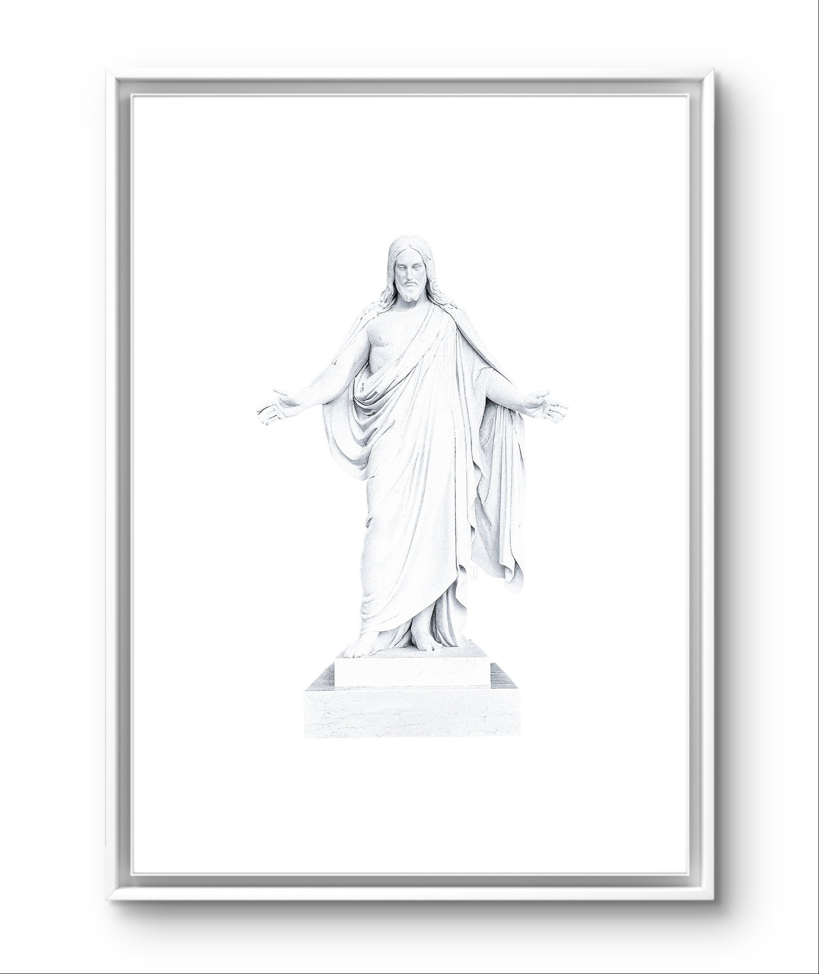 Christus Statue Watercolor – LDS Christian Art of the Resurrected ...