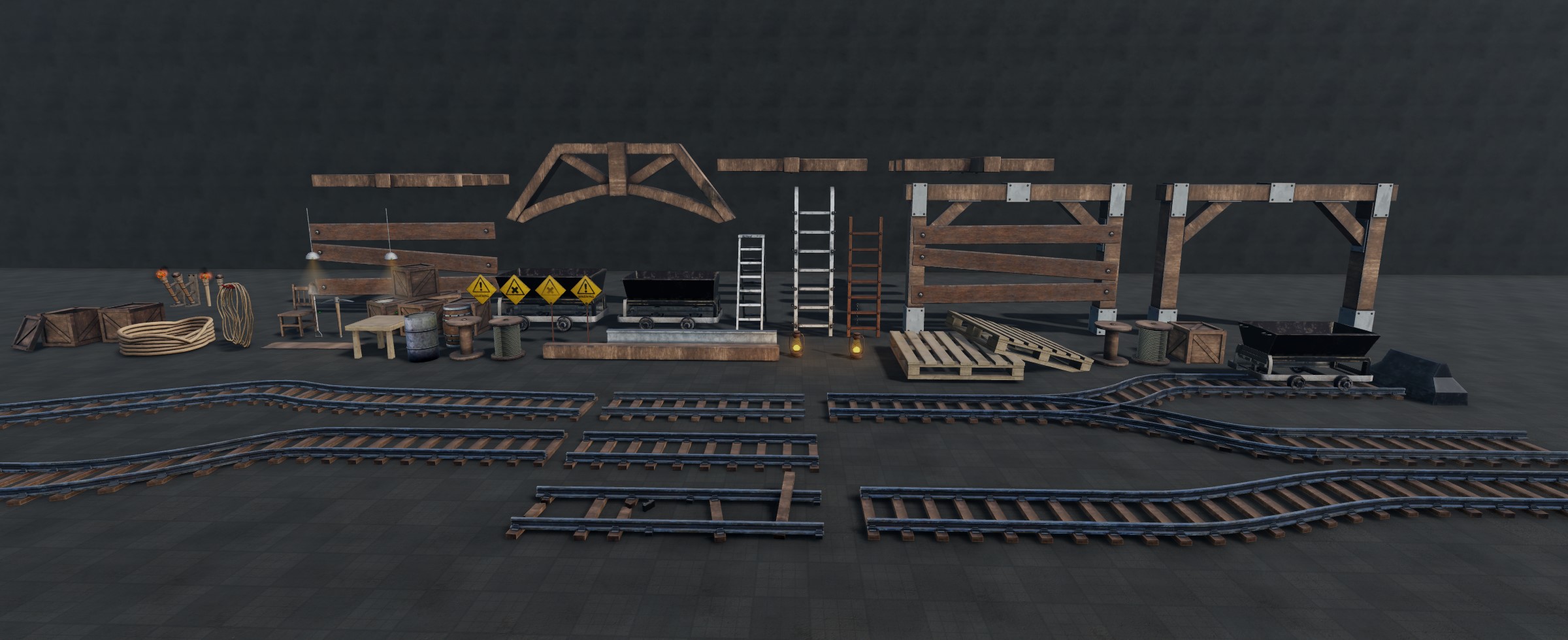 [Custom] Realistic Modular Mine & Cave Roblox Assets Pack