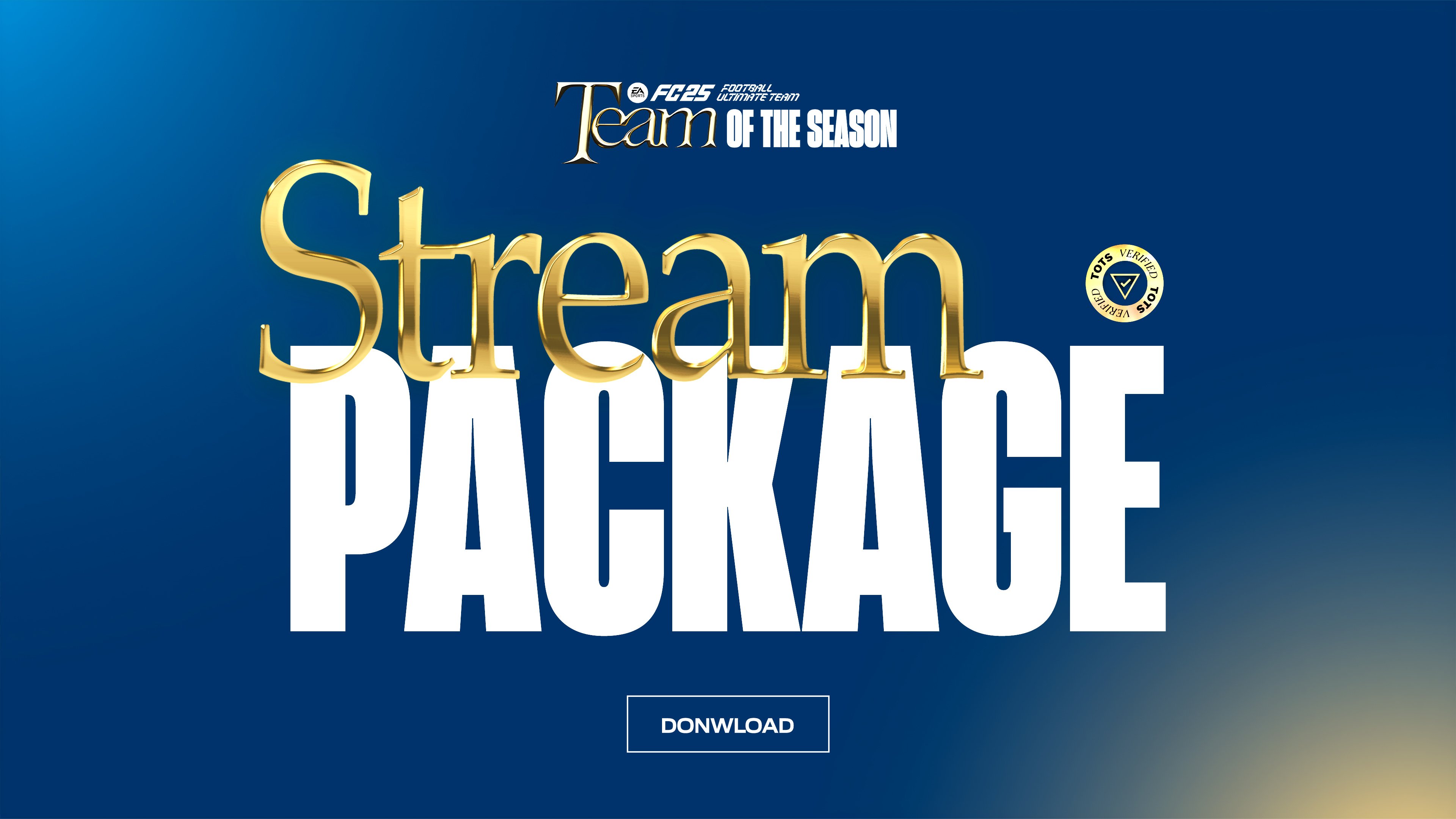 TOTS FC25 Stream pack & graphics pack for streaming