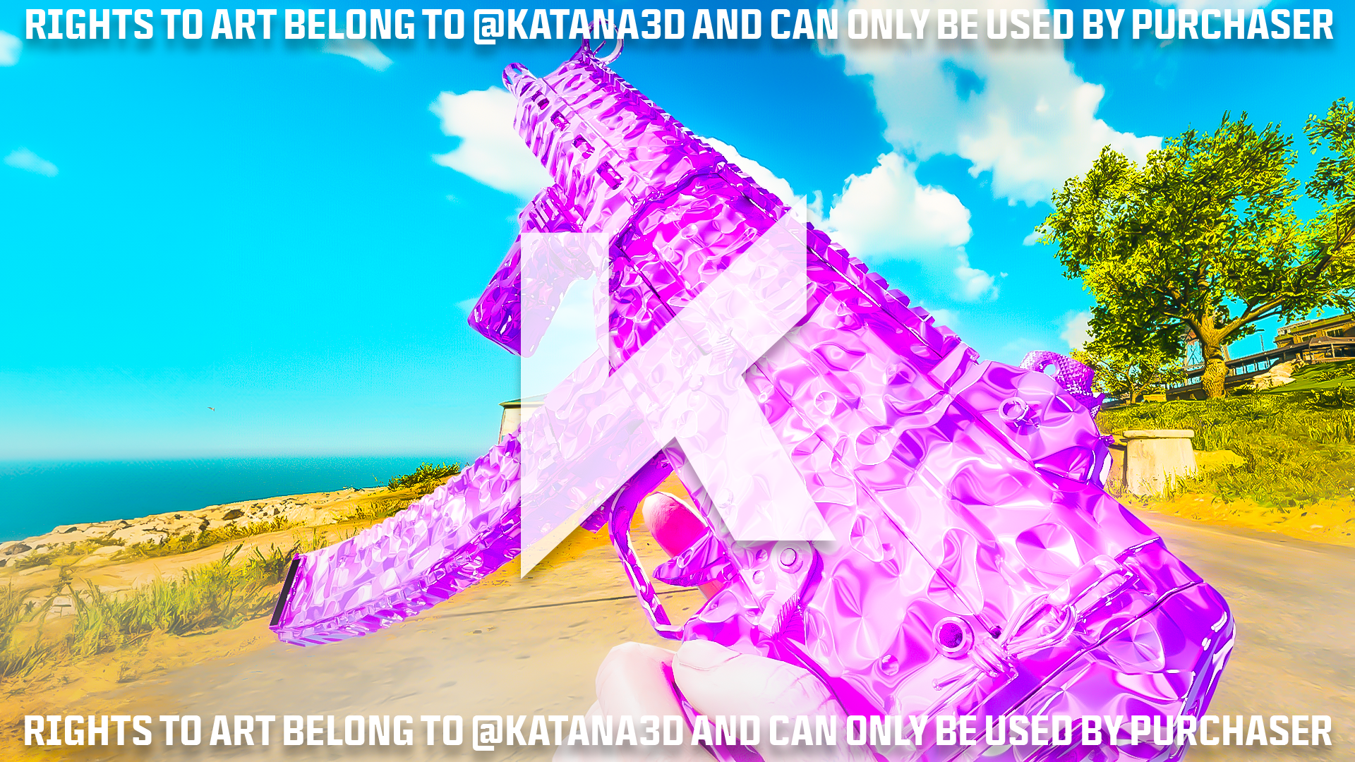COD/Warzone Thumbnail - Pink Obsidian Kompakt (Verdansk Rebirth) - Payhip