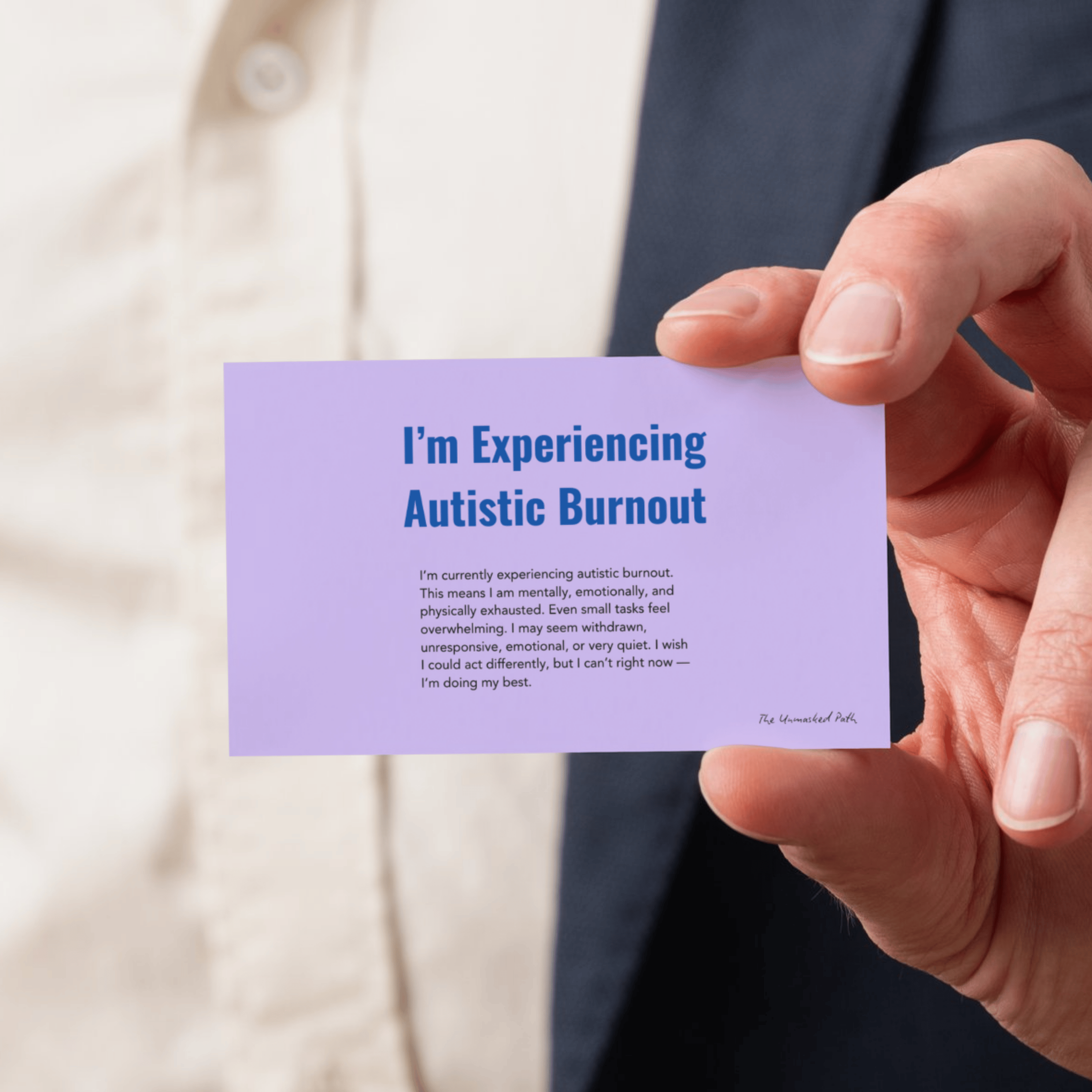 Autistic Burnout Info Card - Payhip