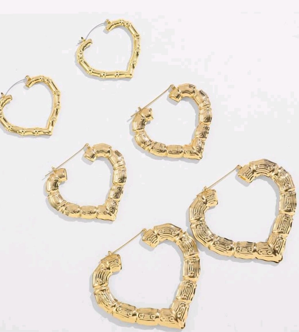 Heart bamboo hoops - Payhip