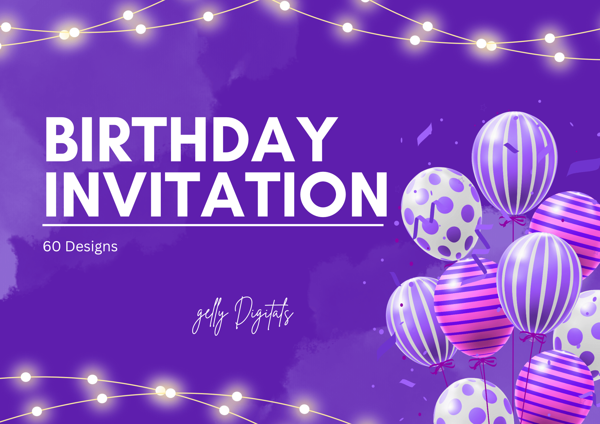 Birthday Invitation Bundle - Payhip
