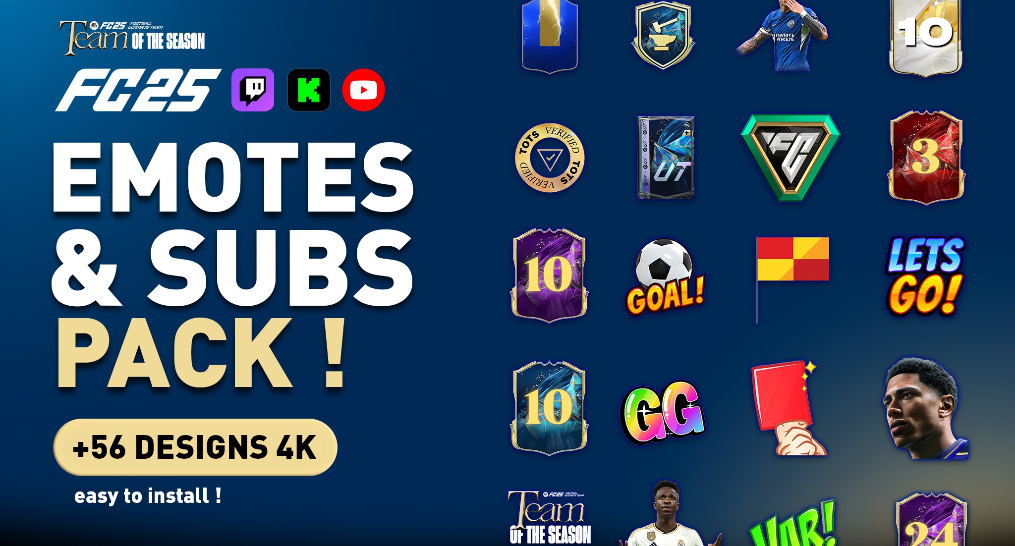 Nanocrea - Stream Pack Designs for FC25 - Free graphic resources