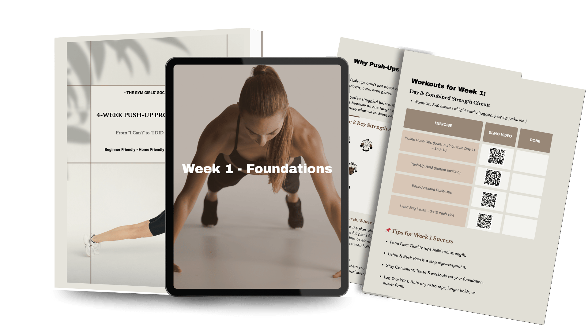 4-WEEK PUSH-UP PROGRESSION PLAN - Payhip