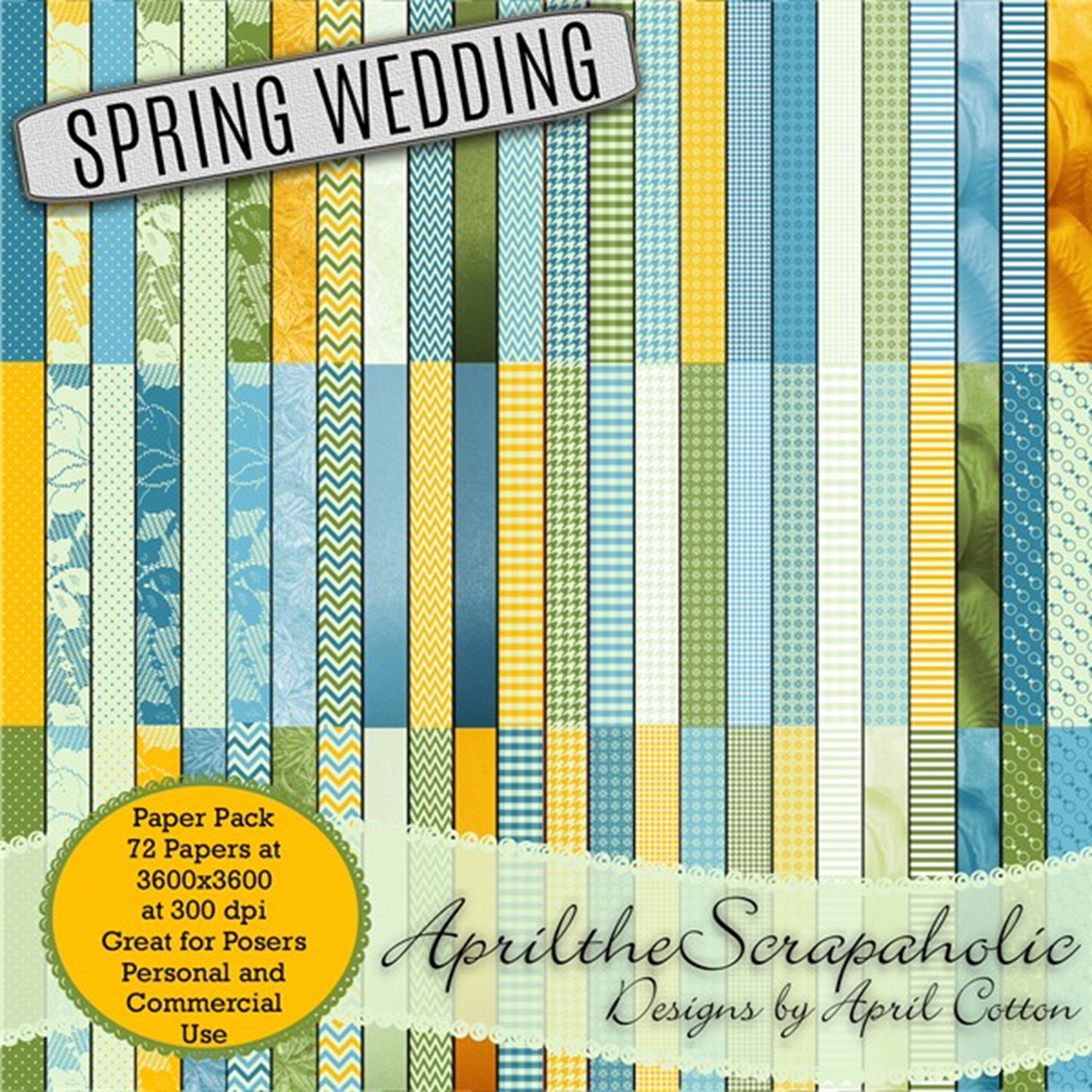 Spring Wedding - Paper Pack - Payhip