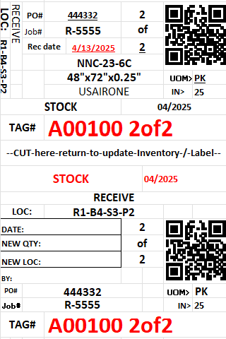 Custom Labels _QR Code Labels _lnventory Labels _Smart Tags