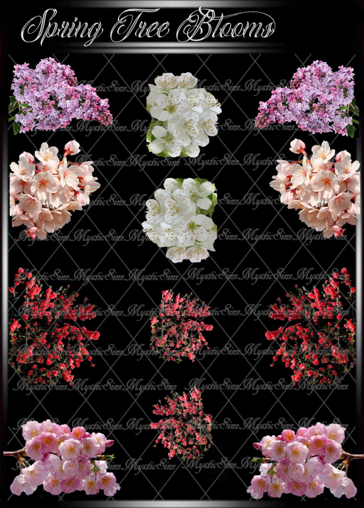 Spring Trees and Blooms 2025 IMVU Textures Collection - Payhip
