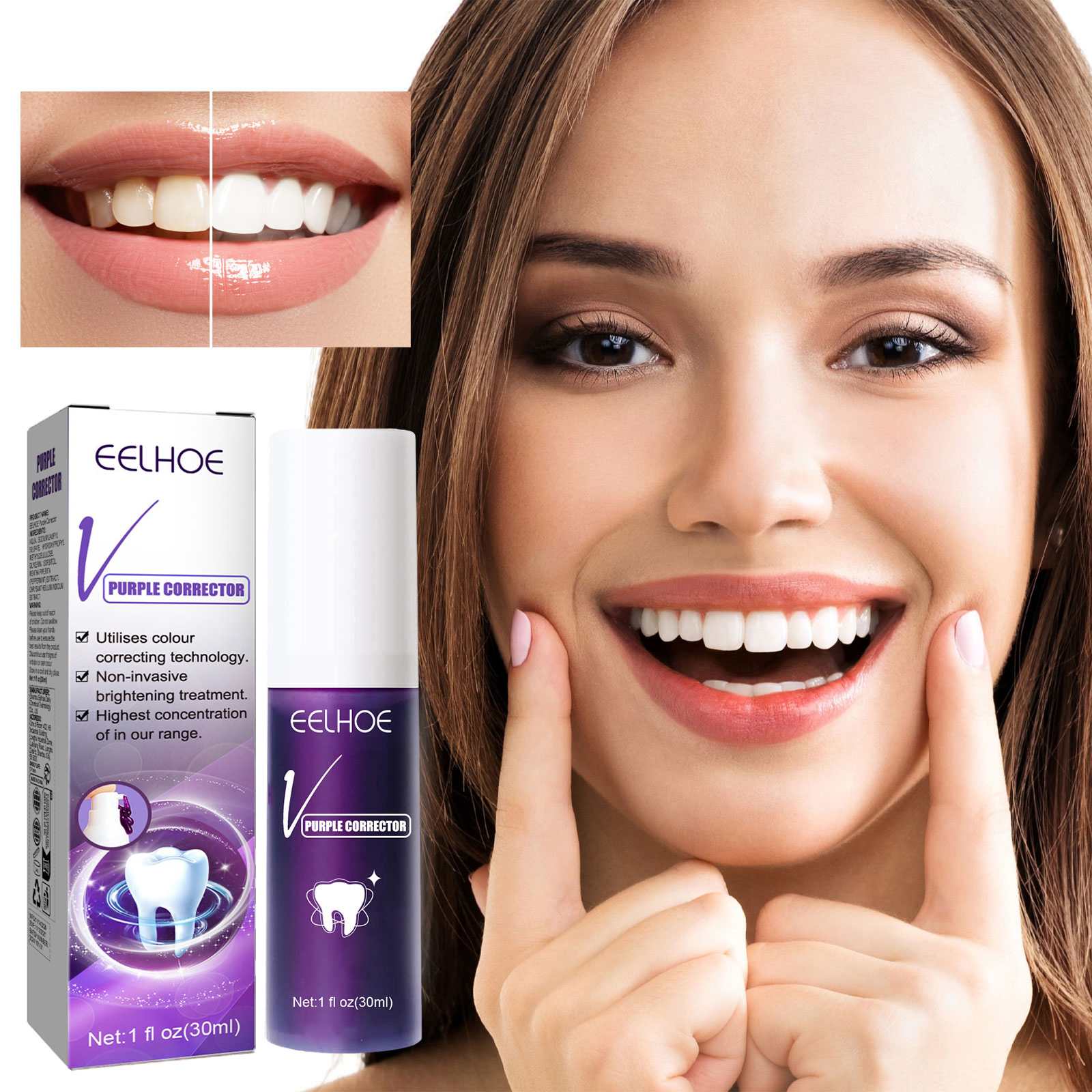 (USA ONLY)Teeth Whitening Toothpaste, Removing Teeth Stains And Odors ...