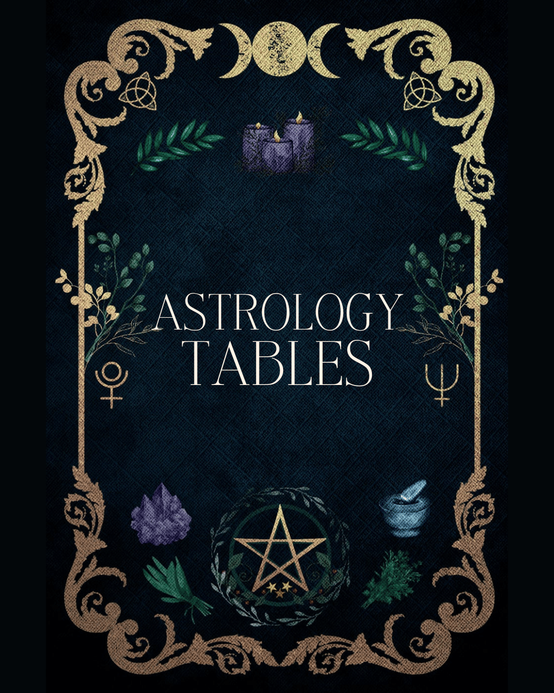 Awakening the Wild Witch: Astrology Tables