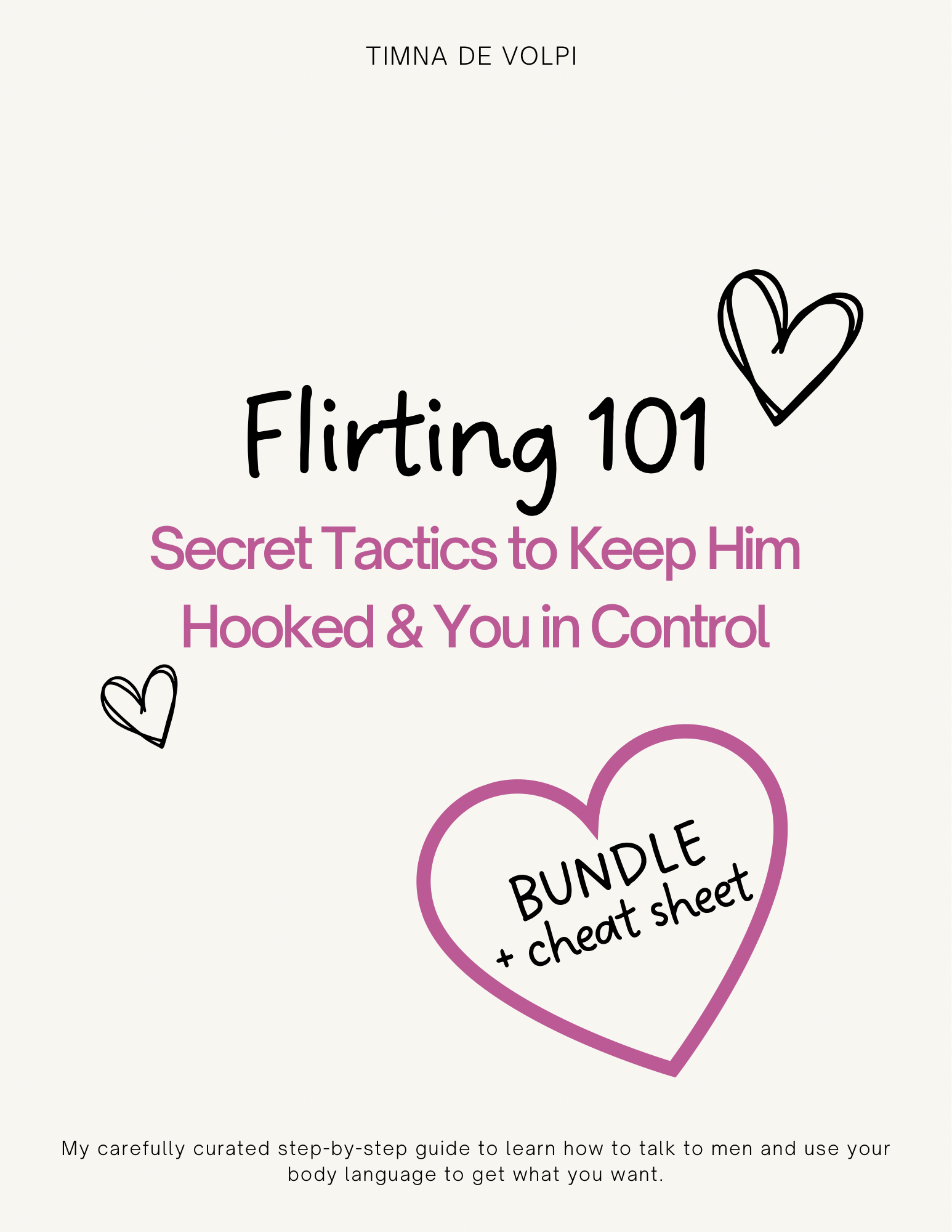 Flirting 101 BUNDLE - Secret Tactics to Keep Him Hooked & You in Control - Payhip
