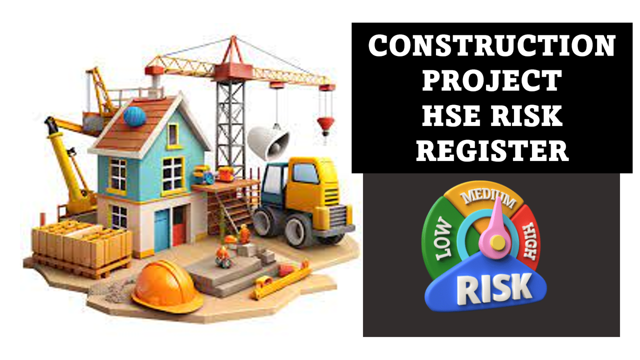 Construction Project HSE Risk Register - With more than 35 Pages - Payhip