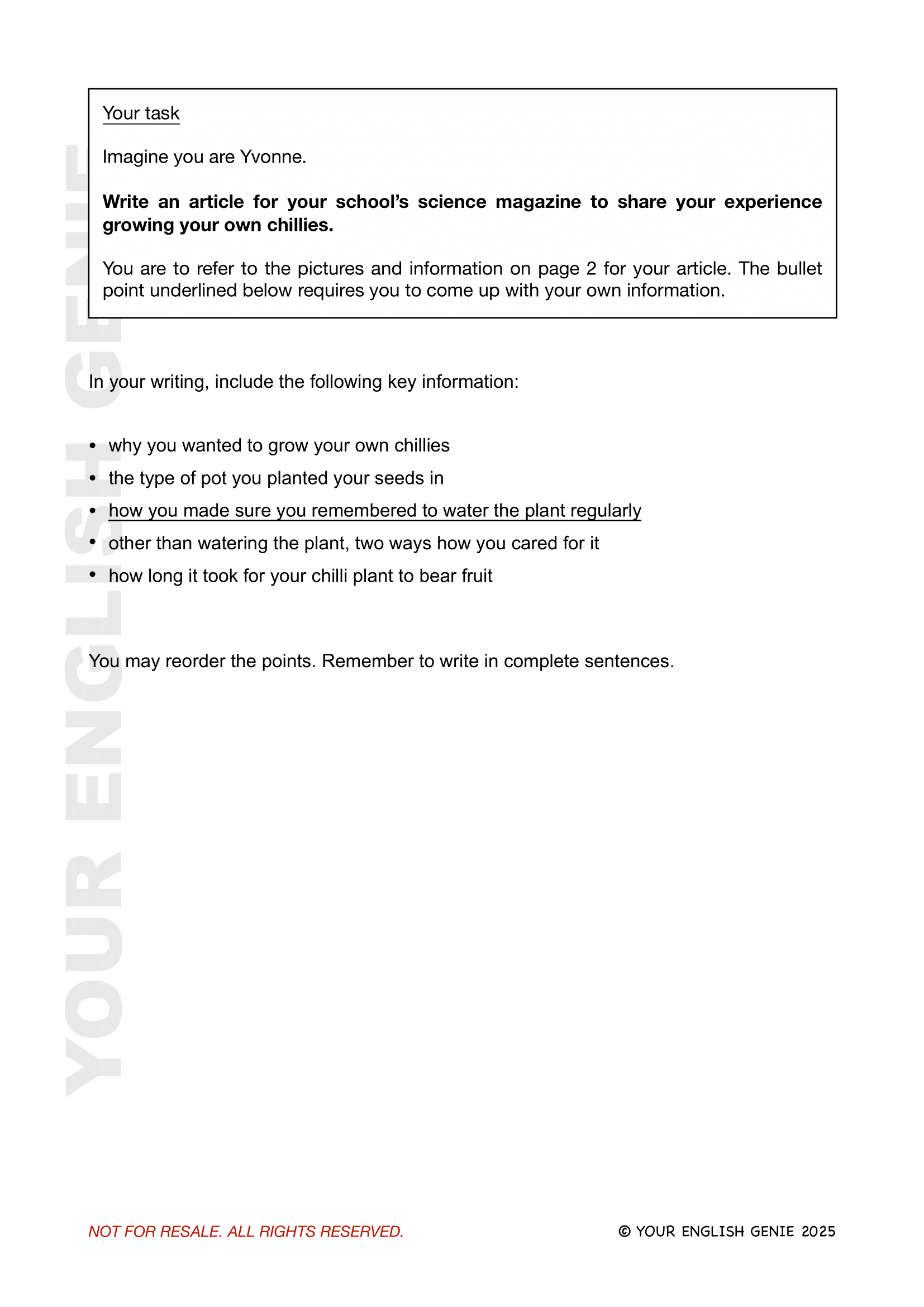 PSLE 2025 Changes: Situational Writing