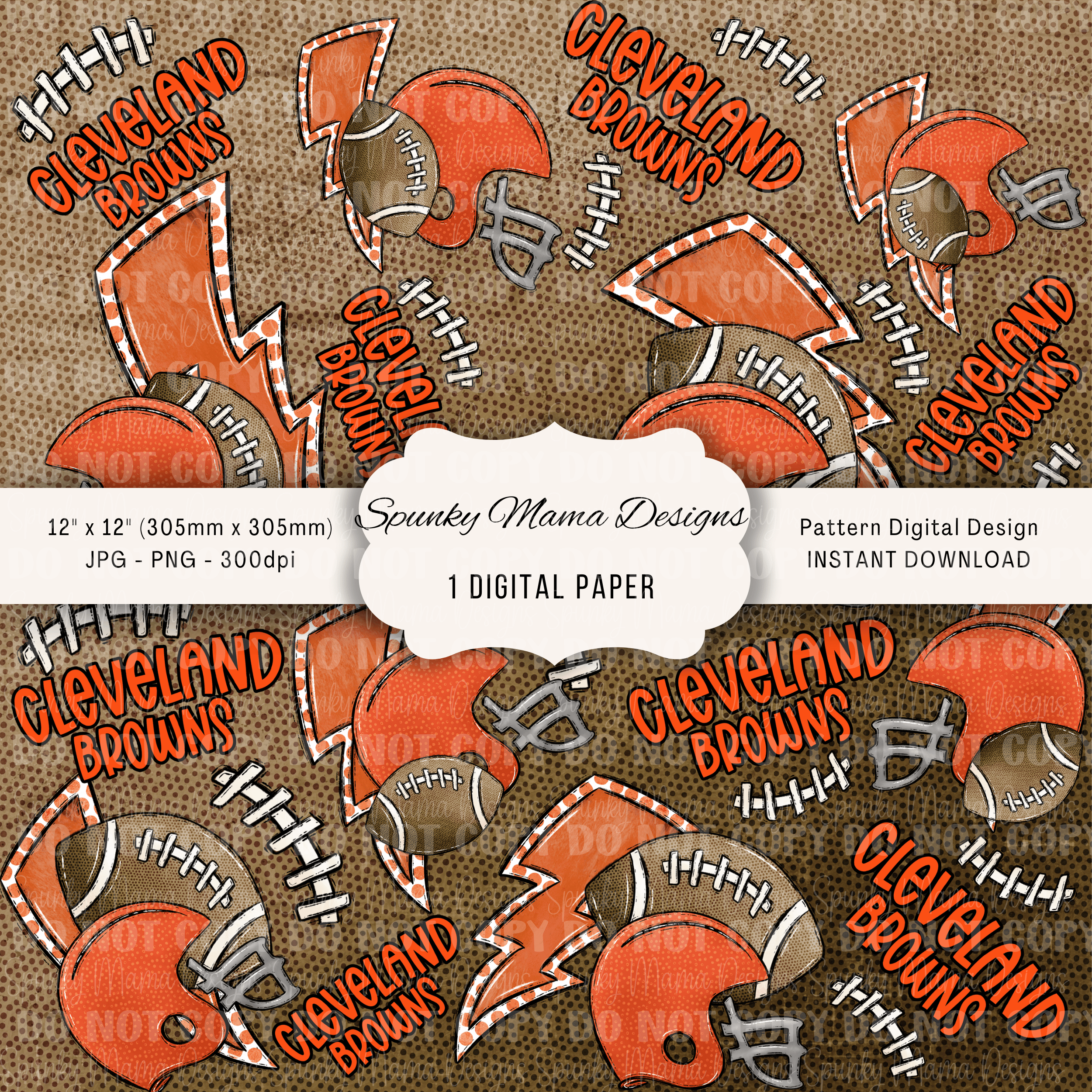 Cleveland Browns PNG Pattern - Payhip