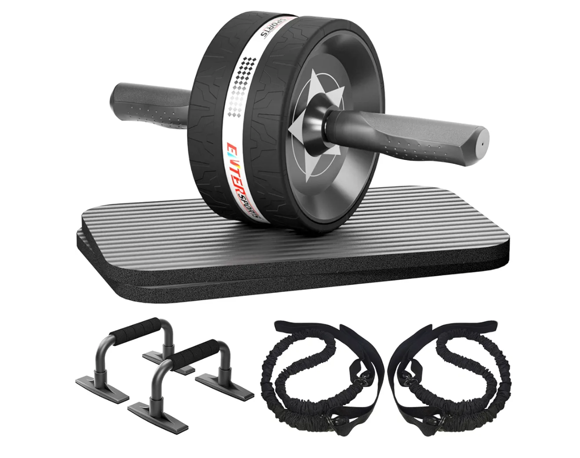 Ab Rollers Wheel Kit, Exercise Wheel Core Strength Training Abdominal ...