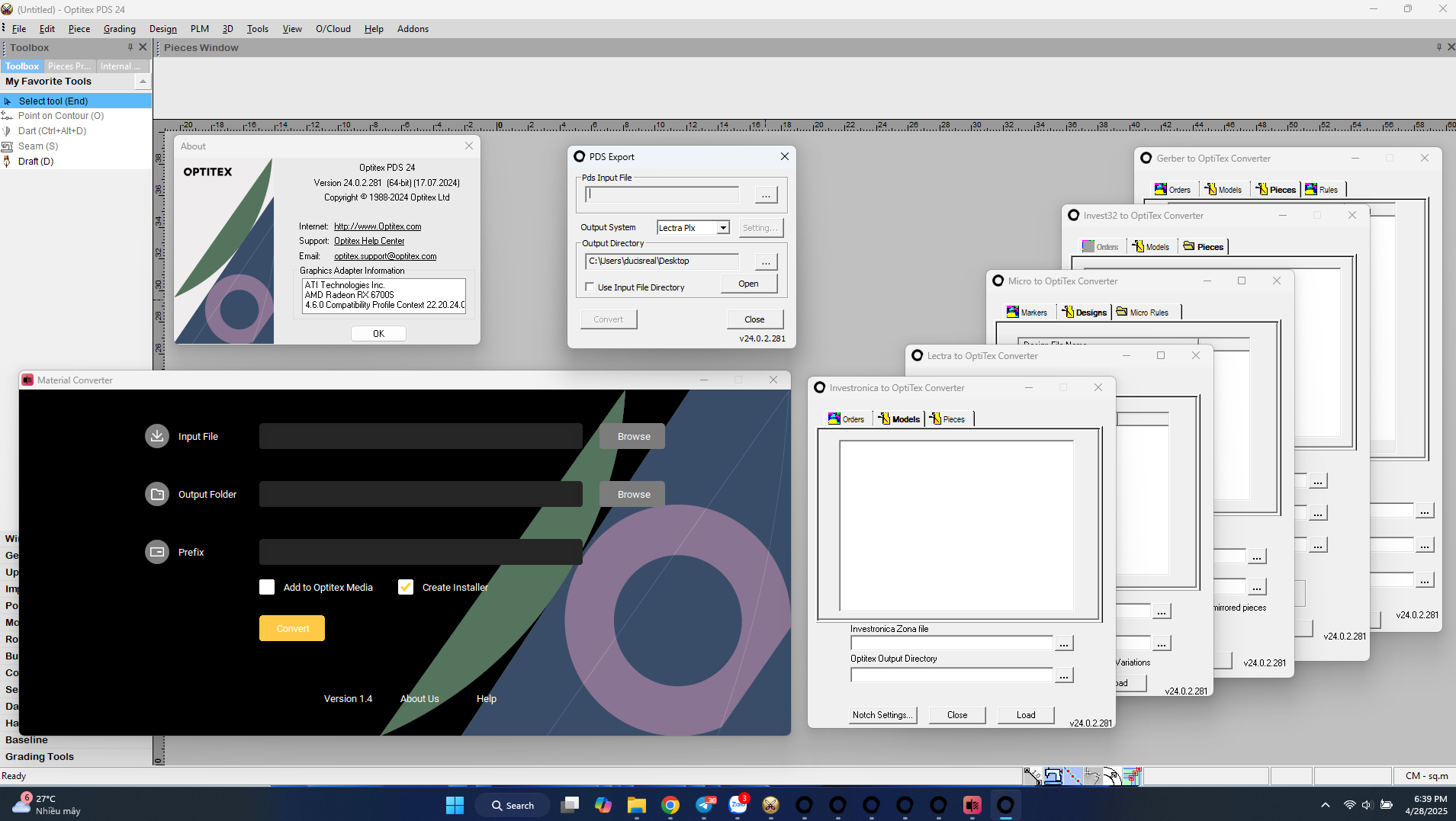 Optitex V24.0.2.281 Full Packs (Nest MultiCore & Converters & 3D | No ...