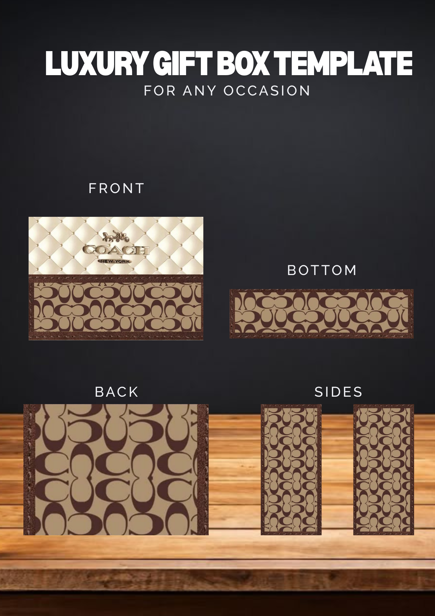 Luxury box template - Payhip