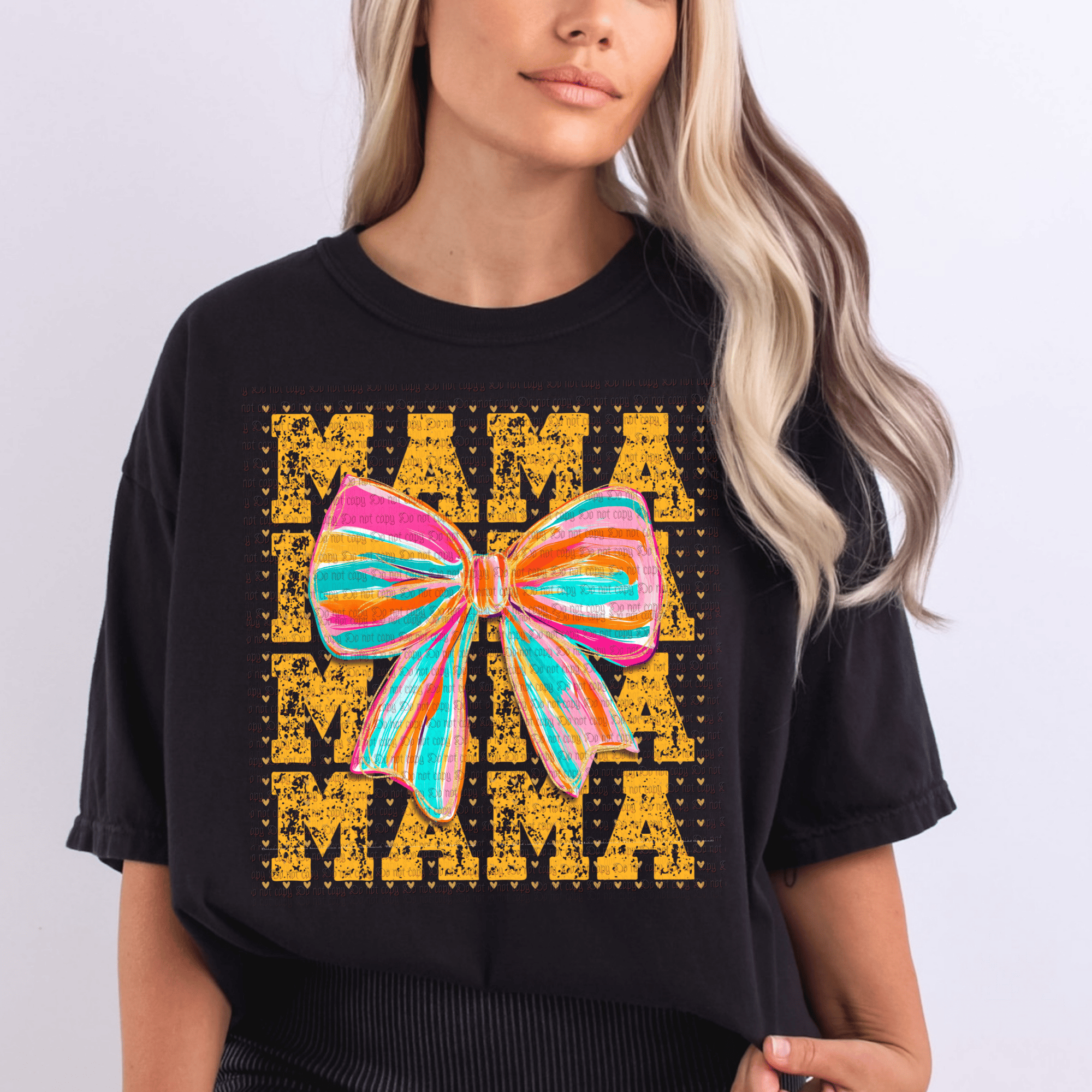 Mama bow yellow - Payhip