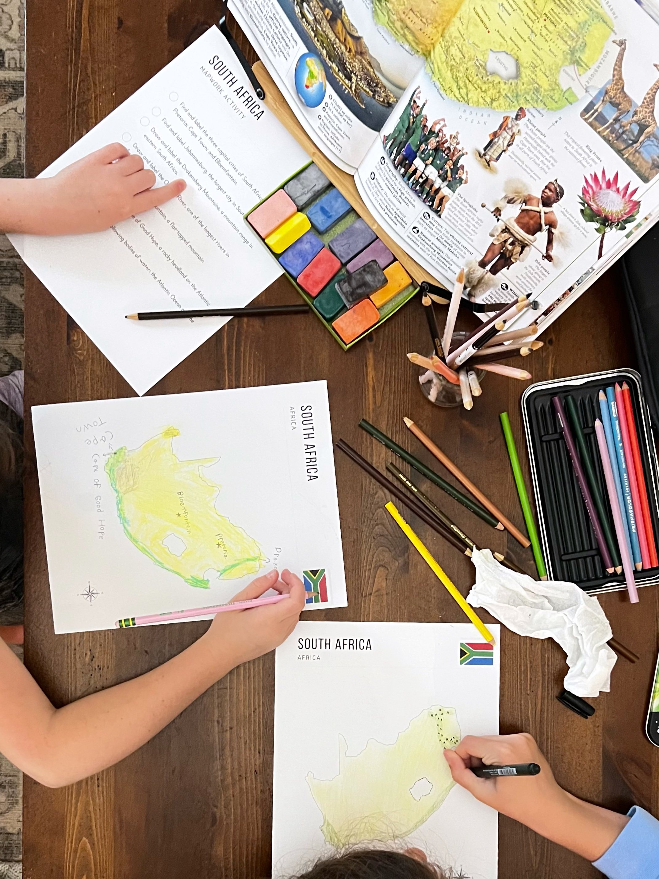 The Global Explorers Club - Mapwork & Journaling Activities